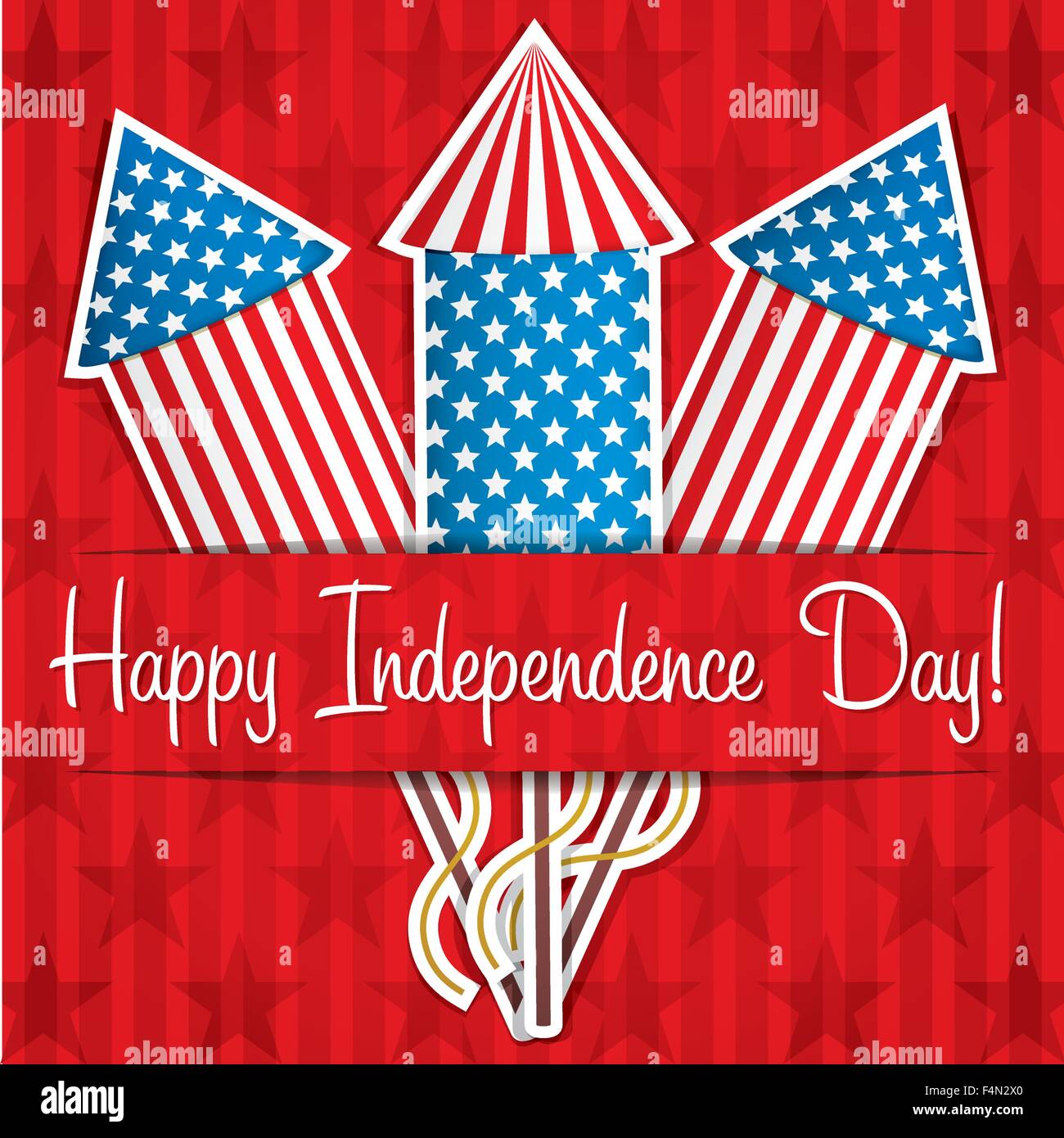 4th of July card in vector format Stock Vector Image & Art - Alamy