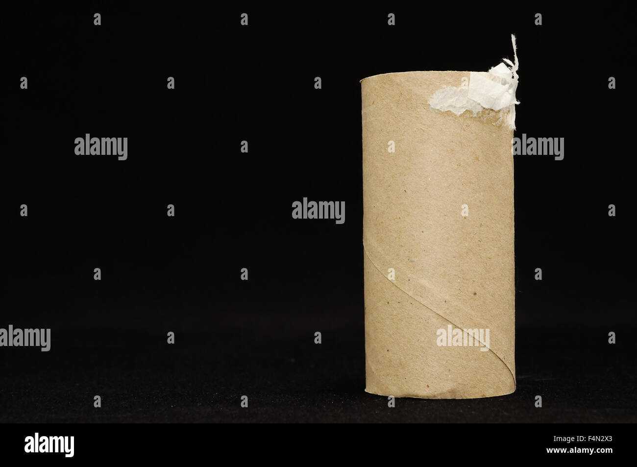 Empty Toilet Paper Roll Stock Photo - Alamy