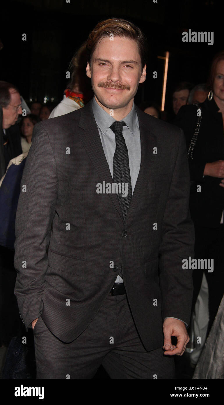 New York, New York, USA. 20th Oct, 2015. Actor DANIEL BRUHL attends the ...