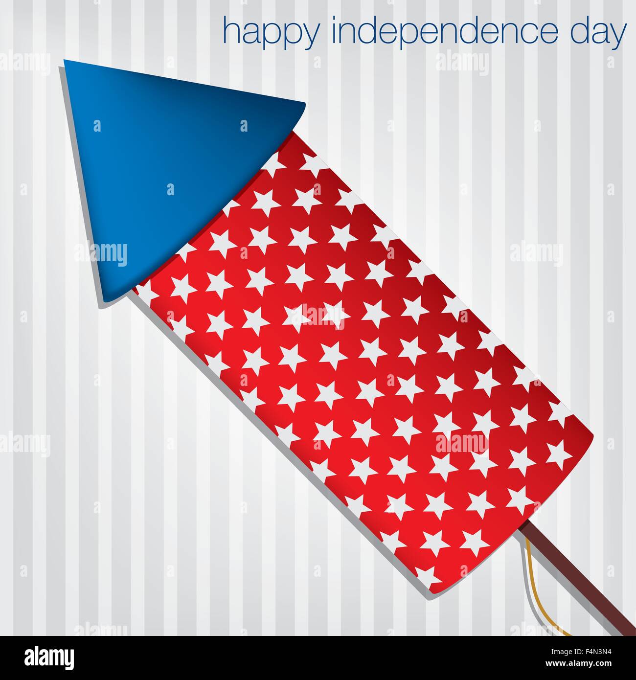 Happy Independence Day firecracker card in vector format Stock Vector ...