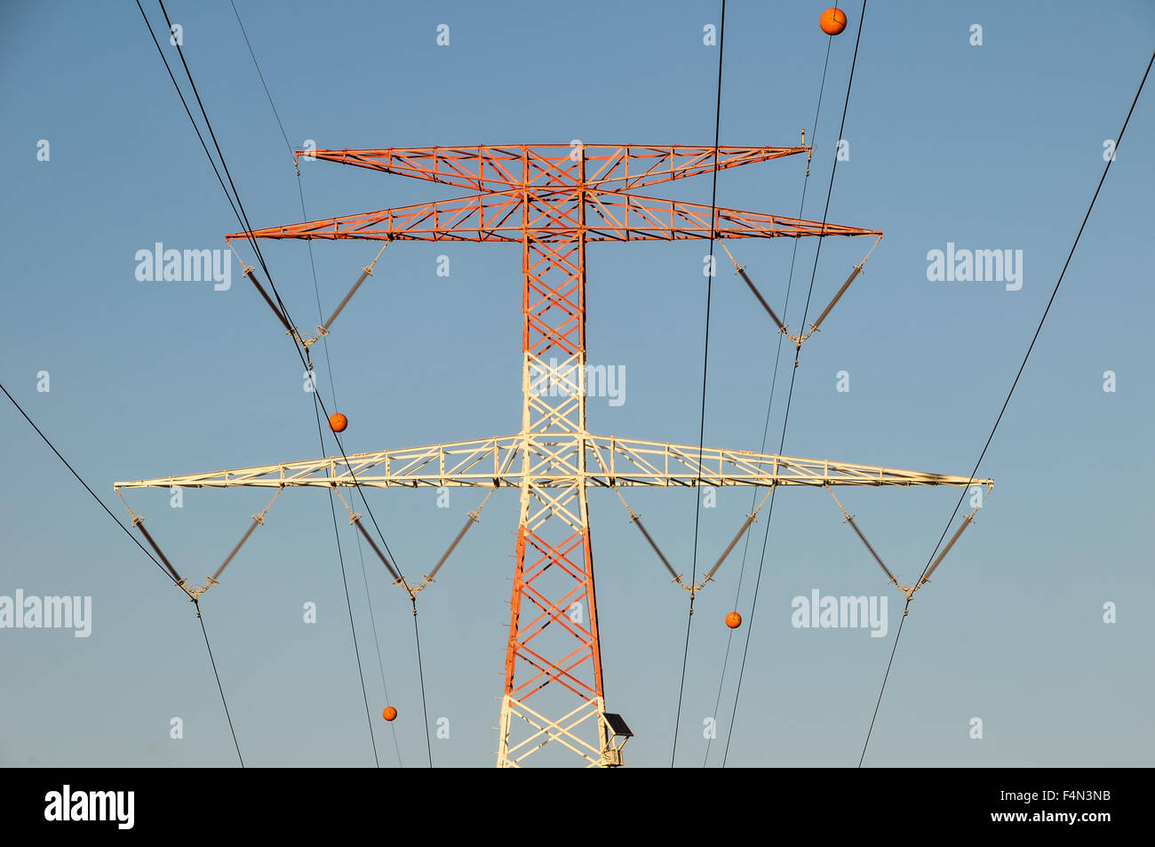 Electricity Power Pylon Stock Photo - Alamy
