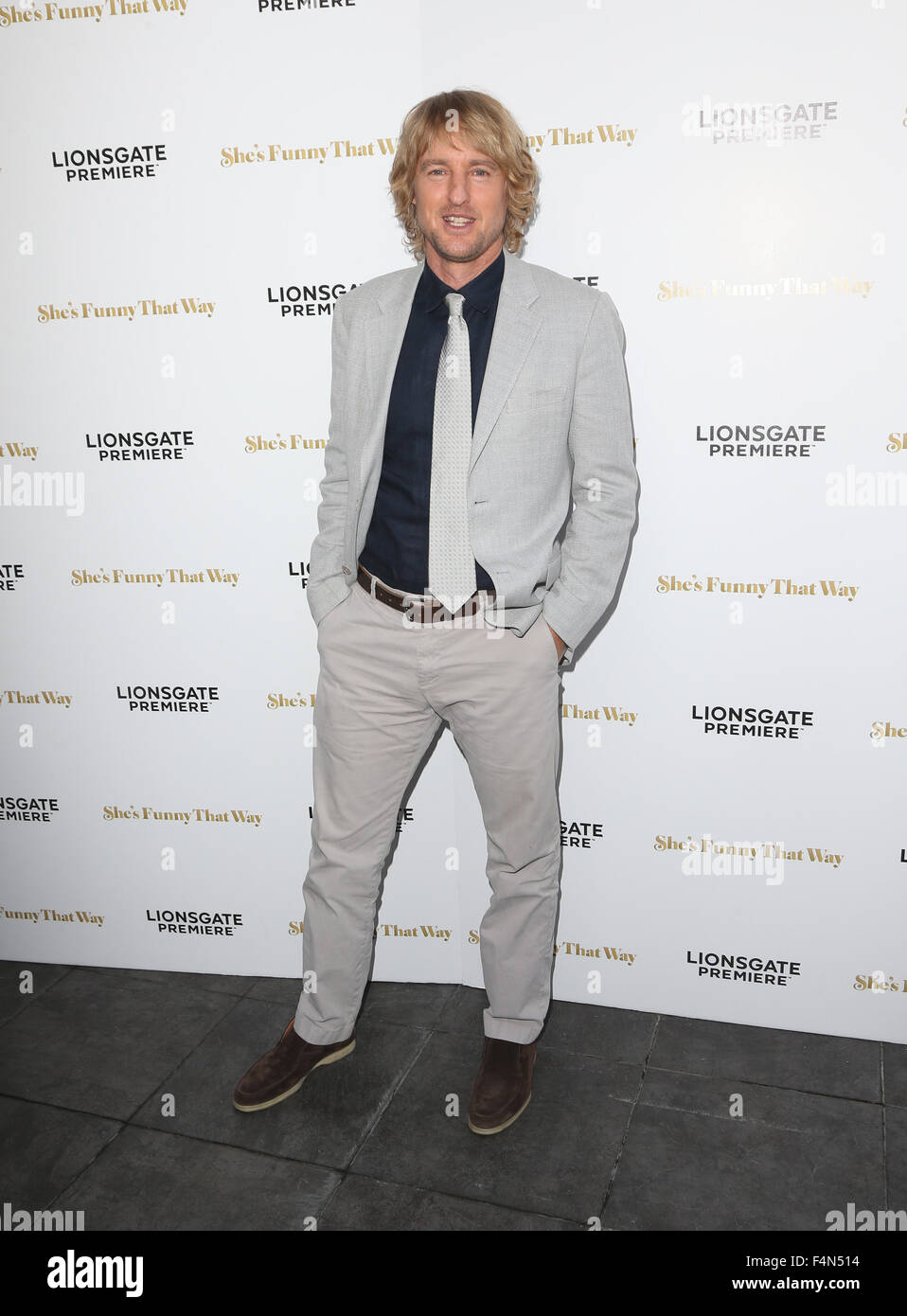 Los Angeles premiere 'She's Funny That Way' at Harmony Gold - Arrivals ...