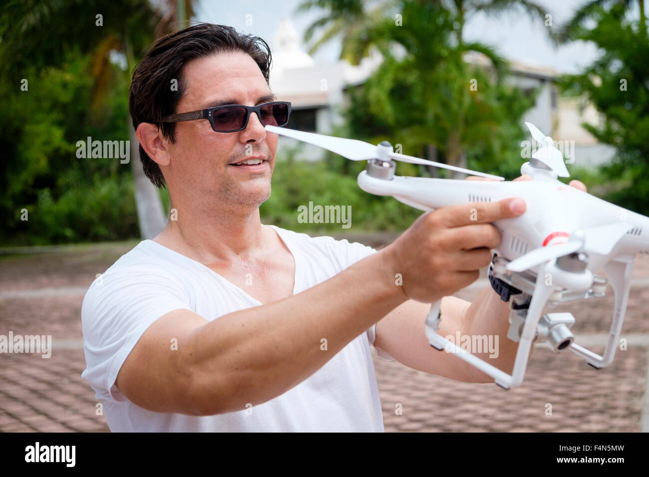 Drone camera looking up hi-res stock photography and images - Alamy