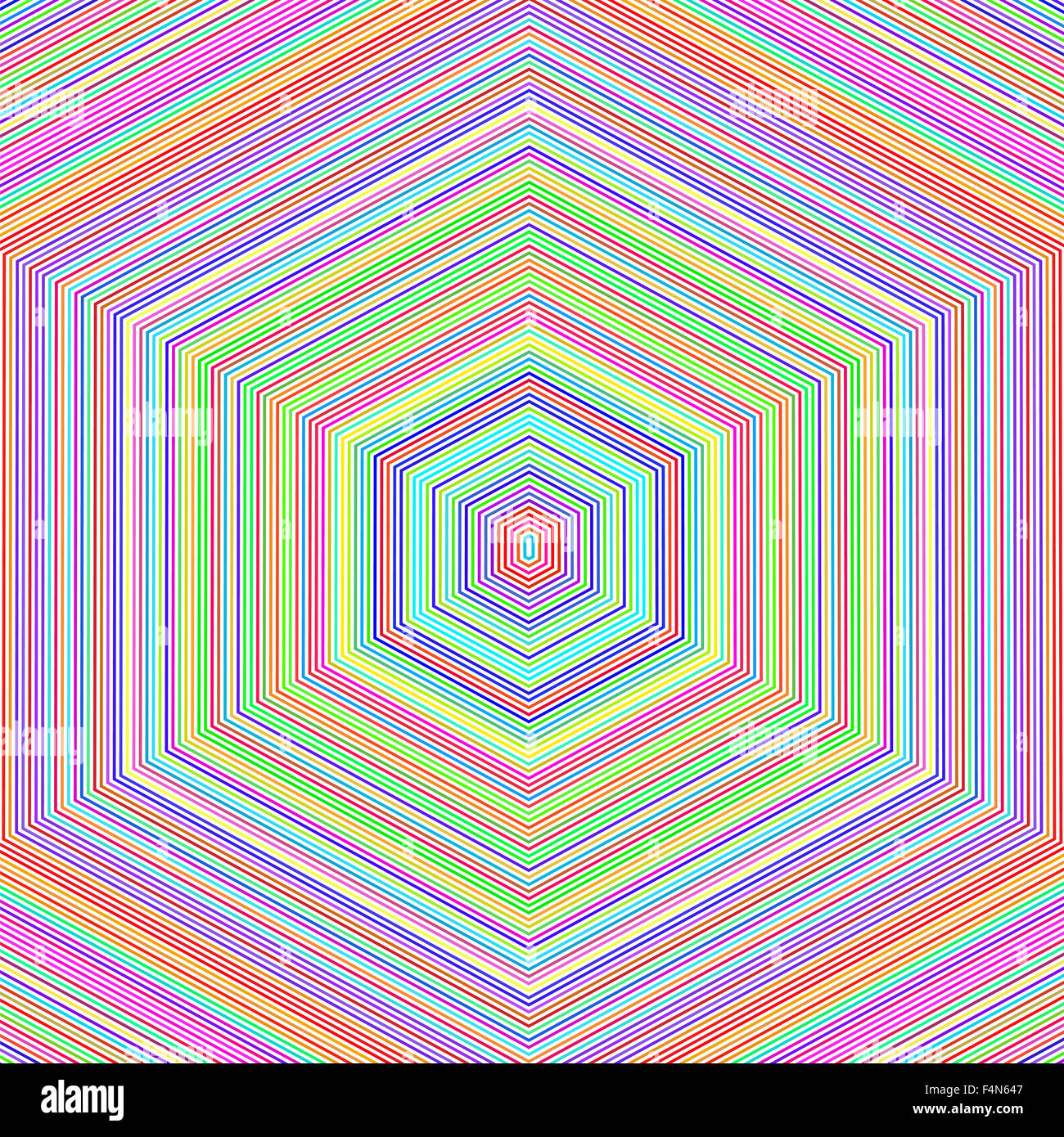 Abstract Colorful Hexagonal Background Stock Photo - Alamy