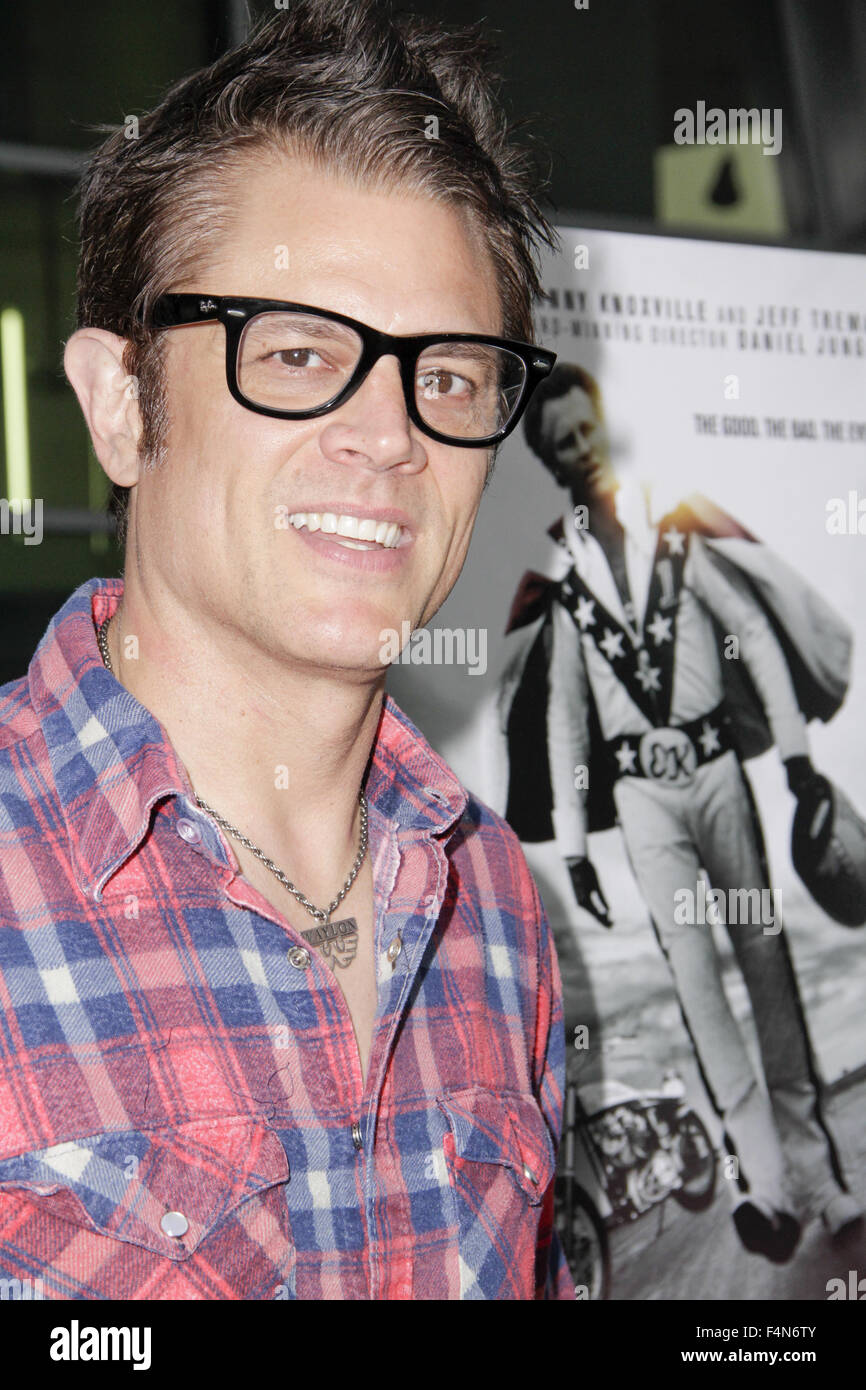 The Los Angeles premiere of 'Being Evel' - Arrivals Featuring: Johnny ...
