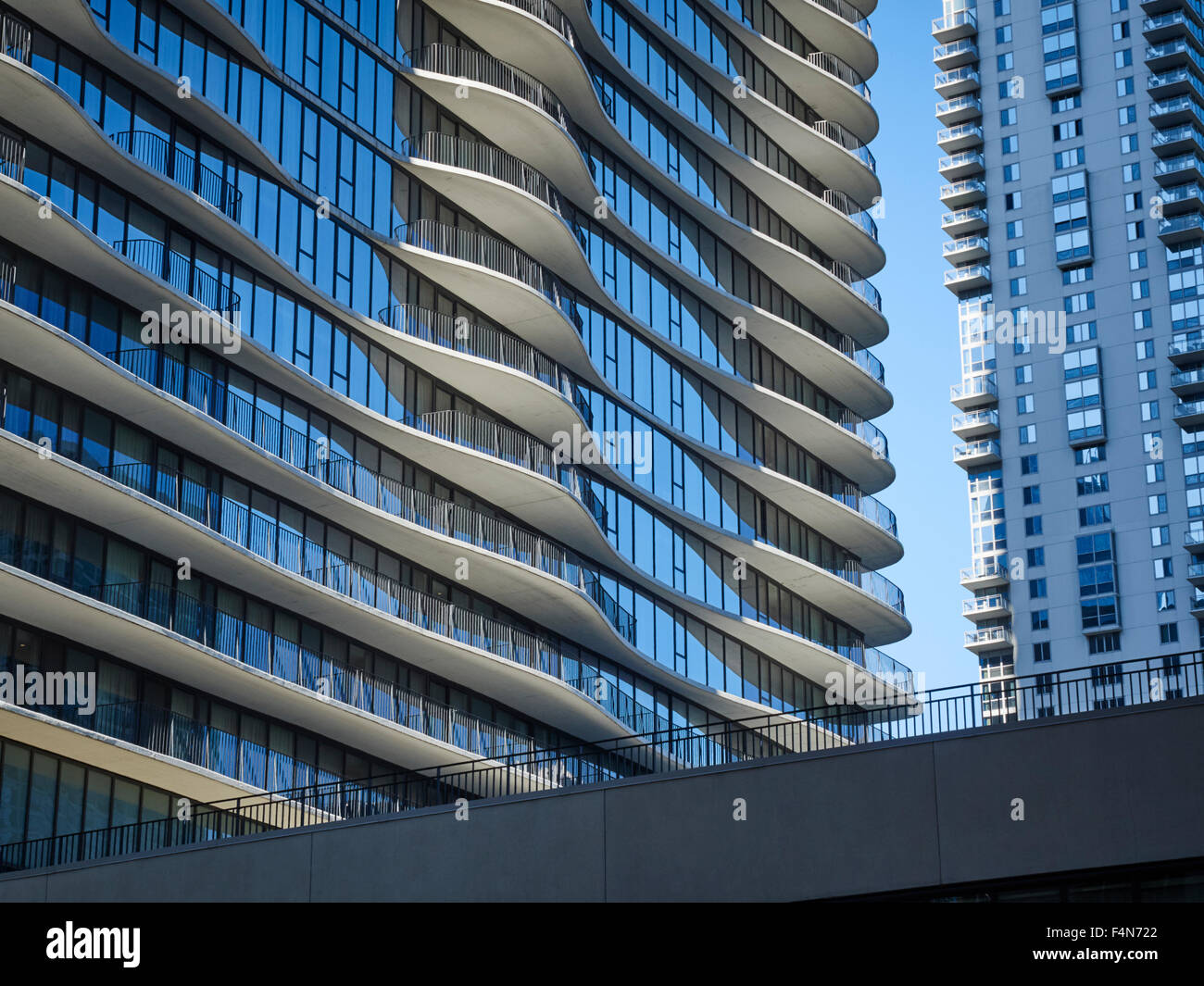 USA, Illinois, Chicago, Aqua Tower Stock Photo - Alamy