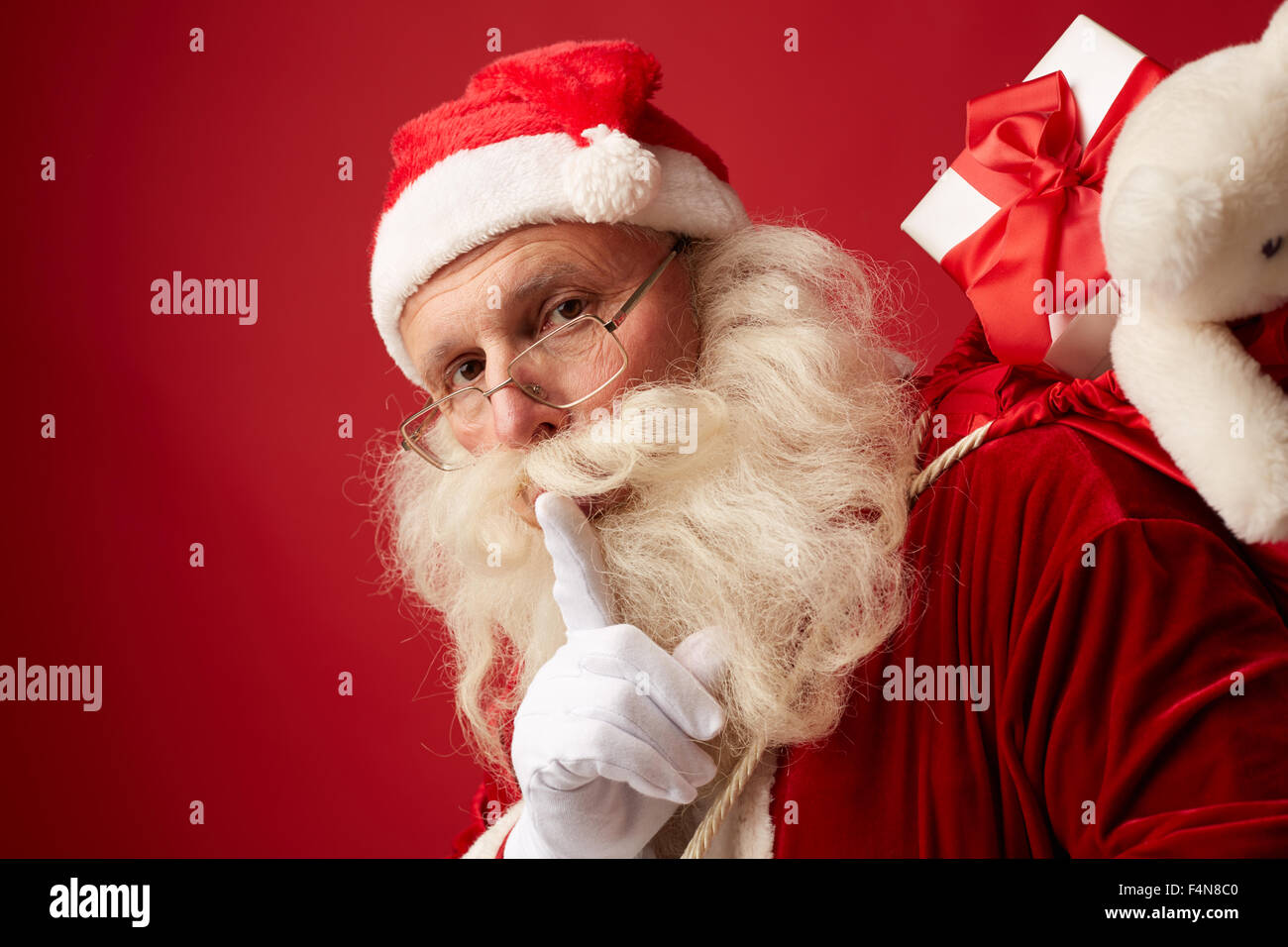 Santa sack shh hi-res stock photography and images - Alamy