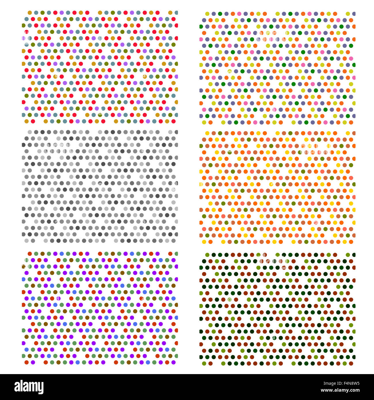 Colorful Halftone Patterns Stock Photo - Alamy