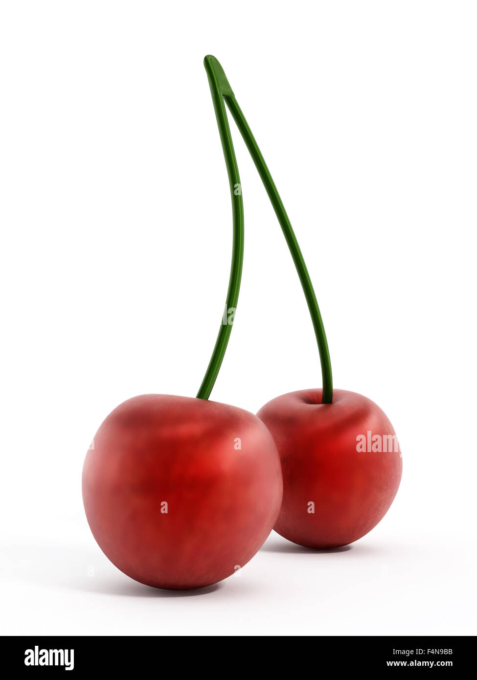 Cherry isolated on white background Stock Photo - Alamy