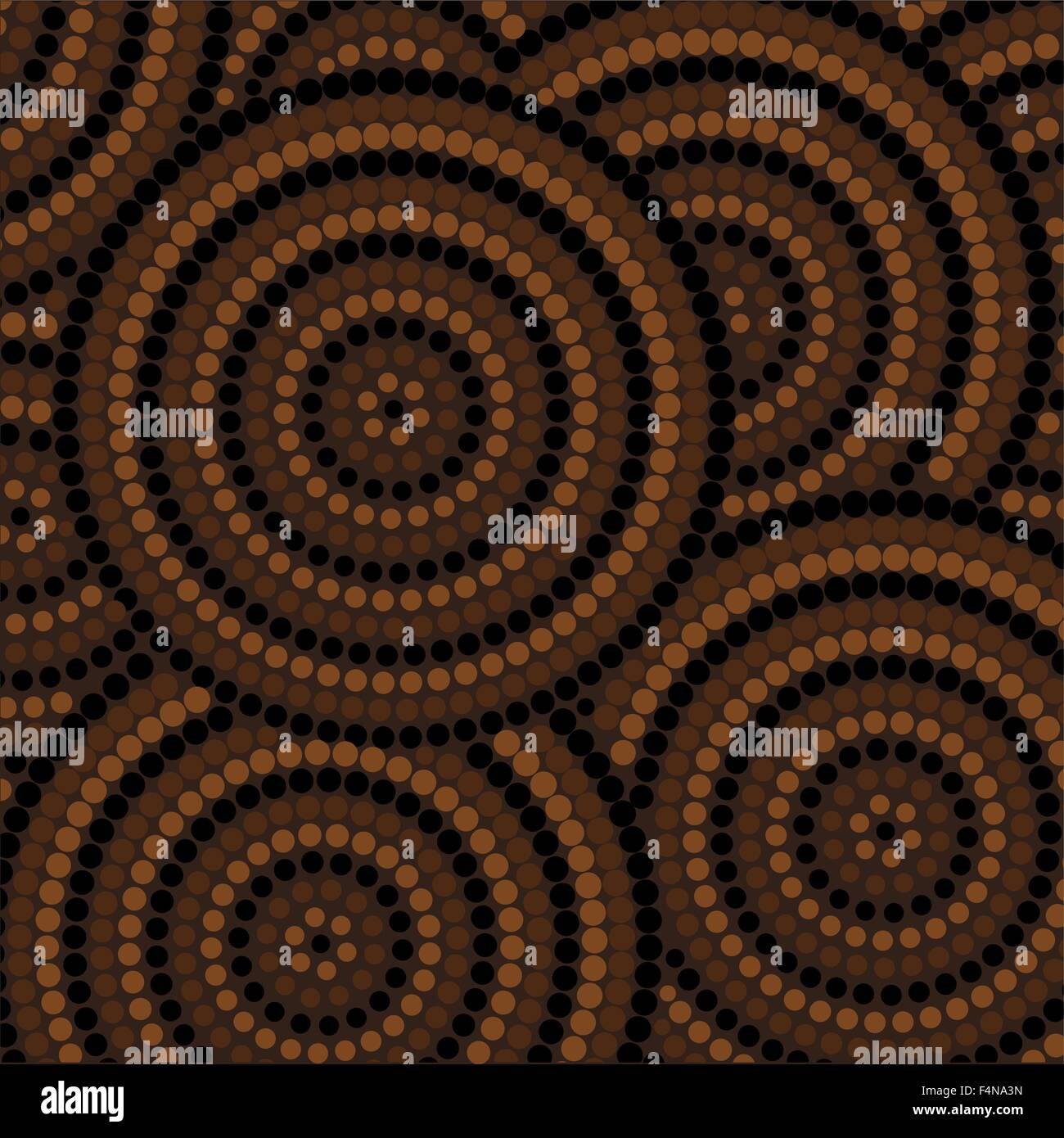 Abstract Aboriginal dot painting in vector format Stock Vector Image ...
