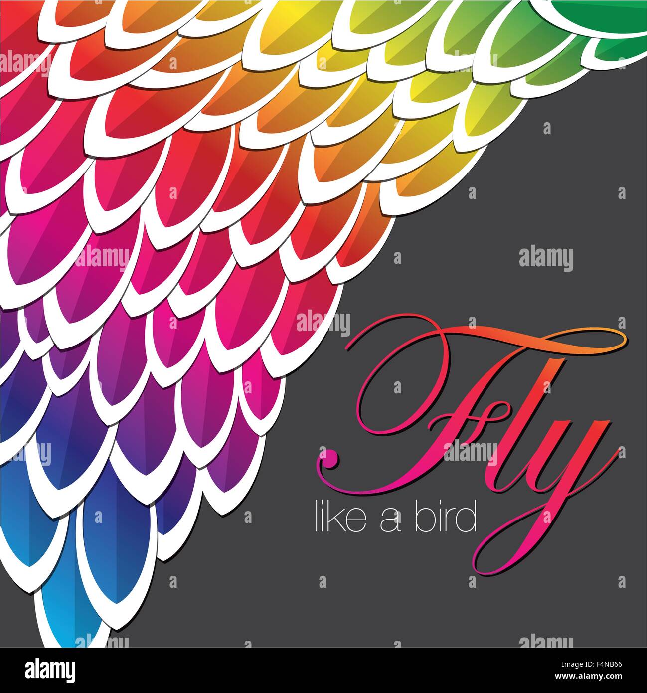 abstract feather background in vector format Stock Vector Image & Art ...