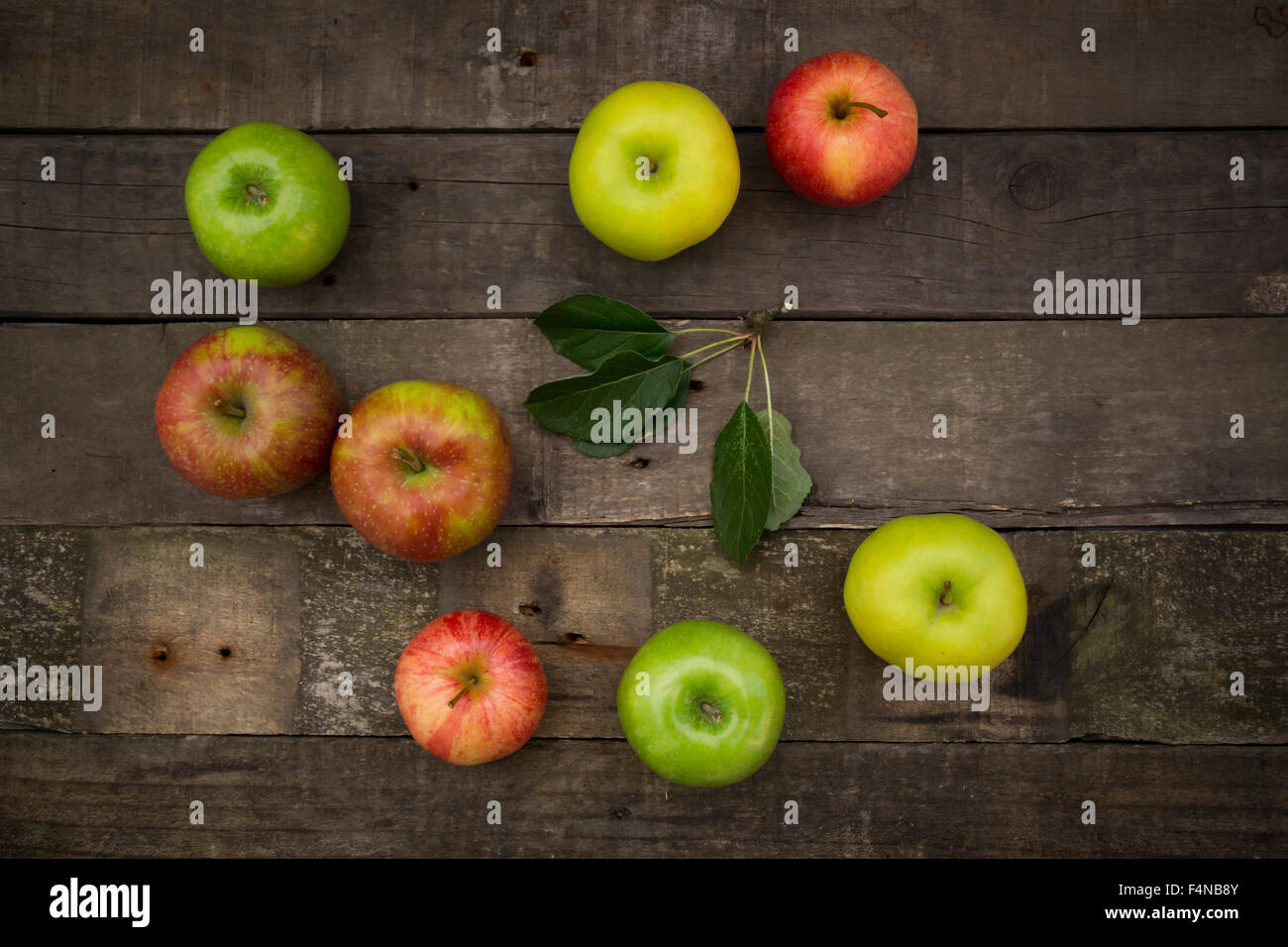 Different apples, Gala, Boskop, Granny Smith and Golden Delicious Stock ...