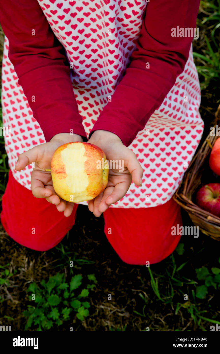 Apple bite missing hi-res stock photography and images - Alamy