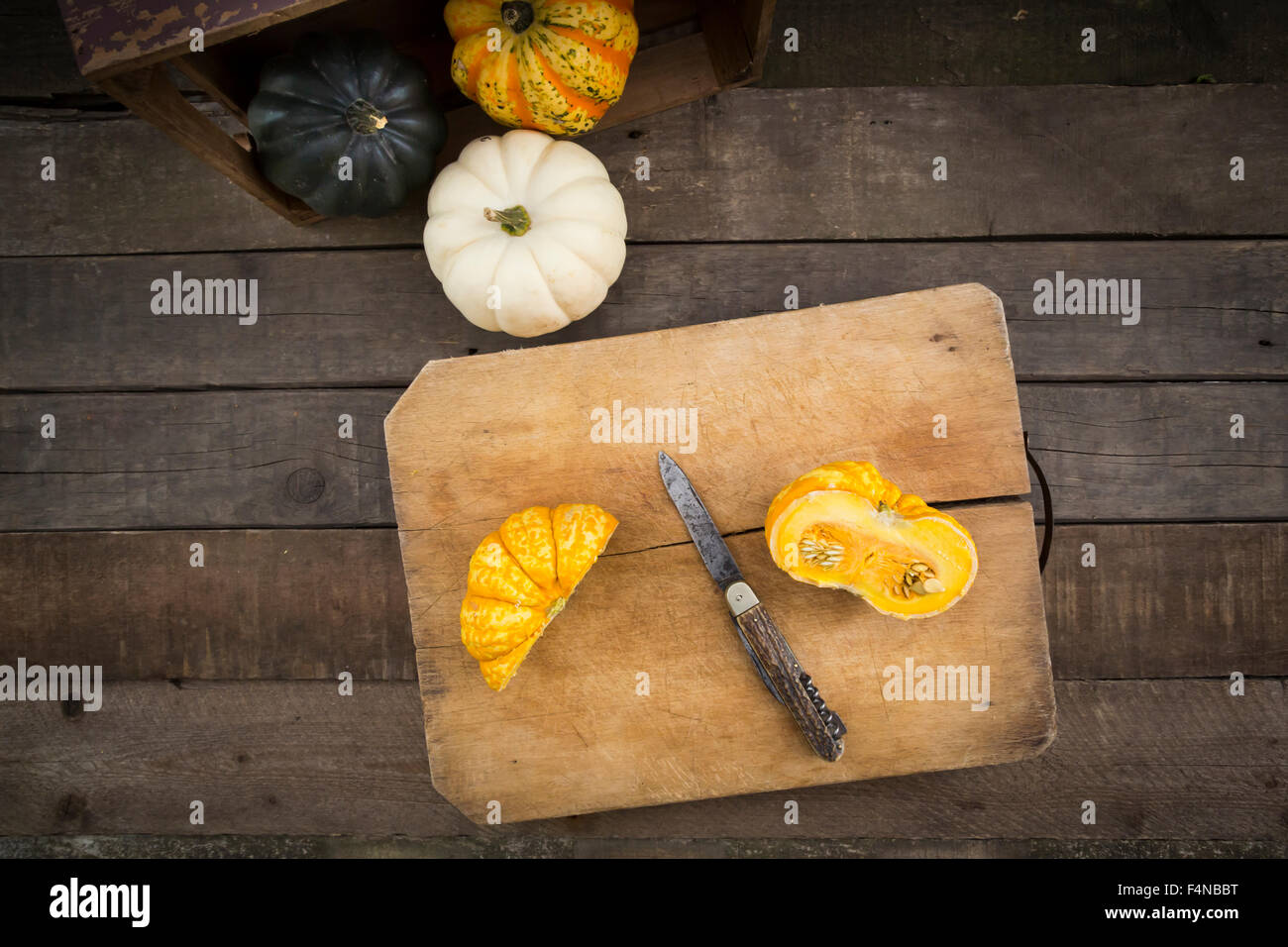 Different sorts of mini squashes Stock Photo - Alamy