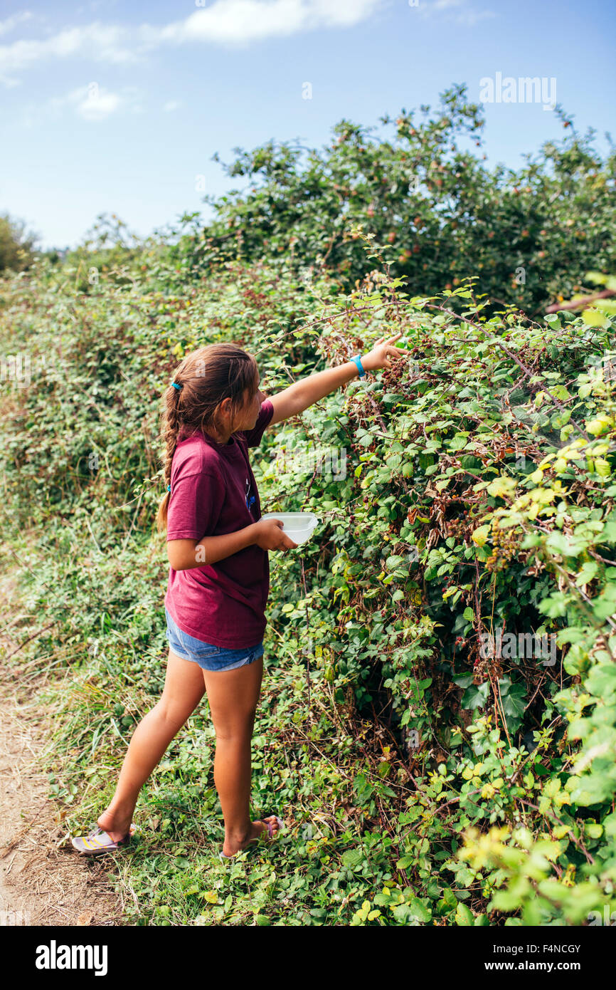 Child picking up box hi-res stock photography and images - Alamy