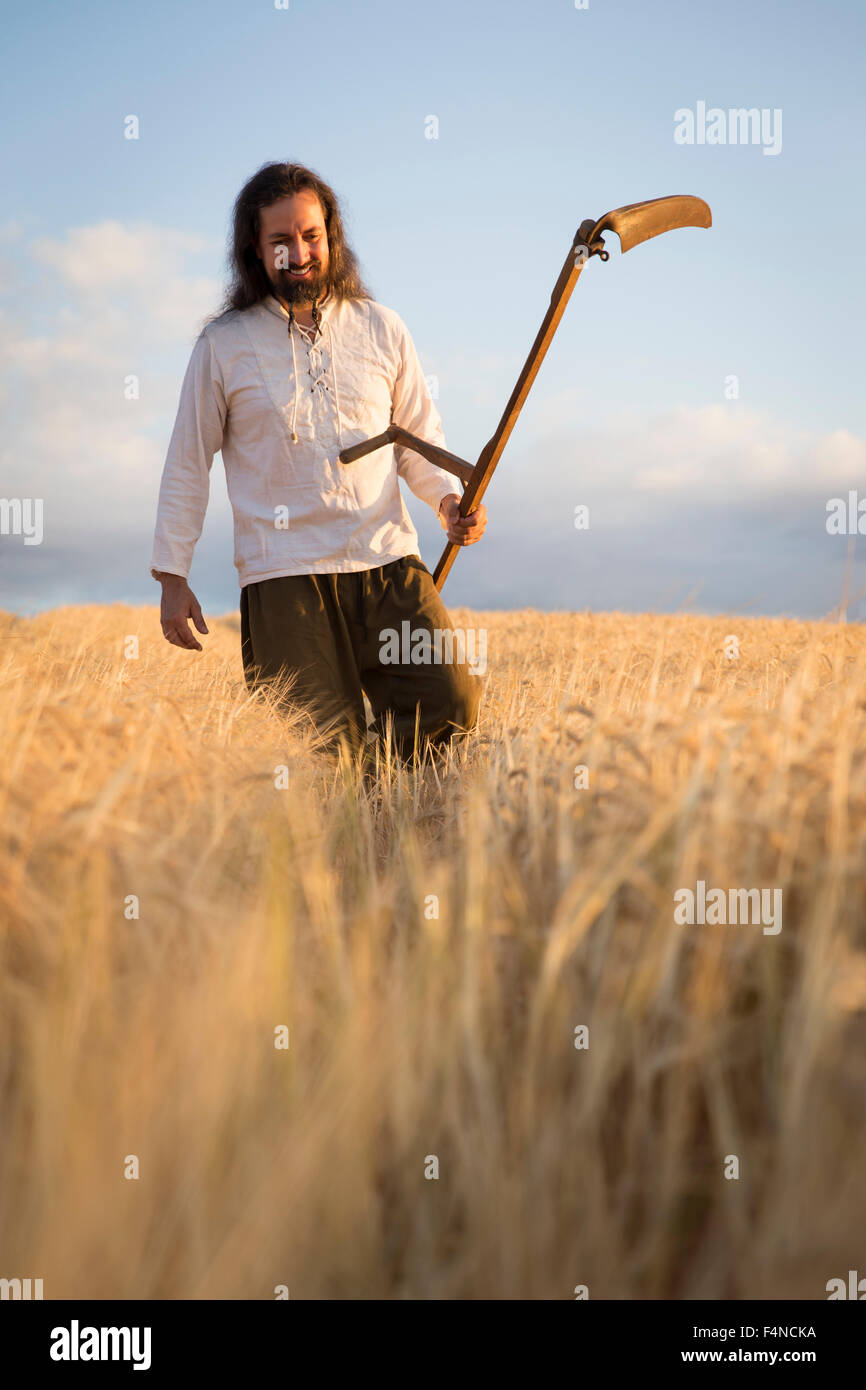 Scythe field hi-res stock photography and images - Alamy