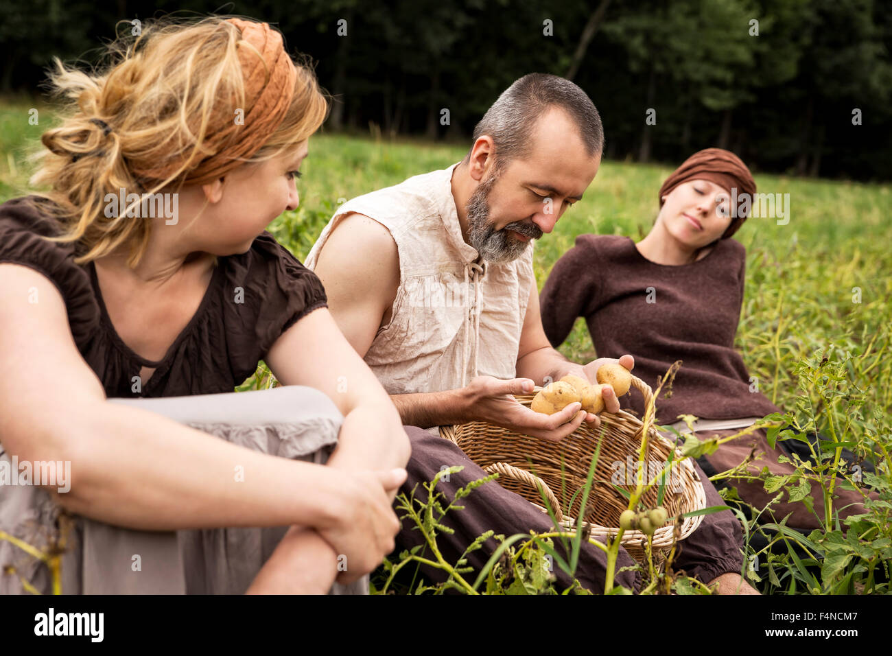 Old man sitting in wicker hi-res stock photography and images - Alamy