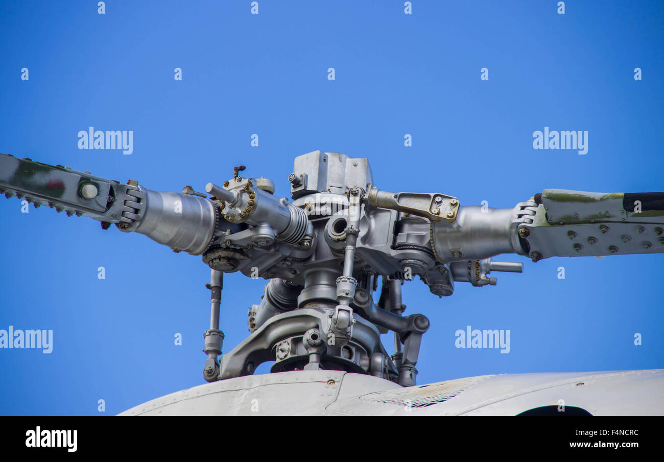 Helicopter parts propeller Russian aviation transport propeller Stock ...