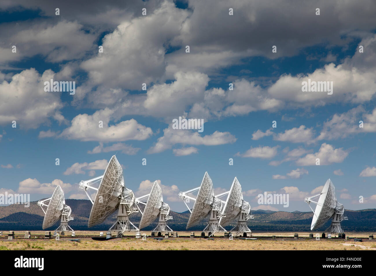 USA, New Mexico, Very Large Array radio astronomy observatory Stock ...