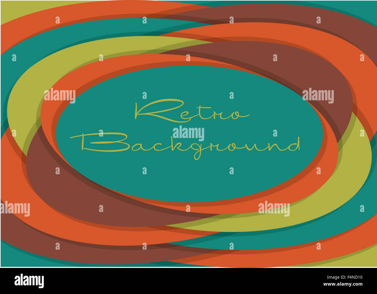 Retro oval background in vector format Stock Vector Image & Art - Alamy