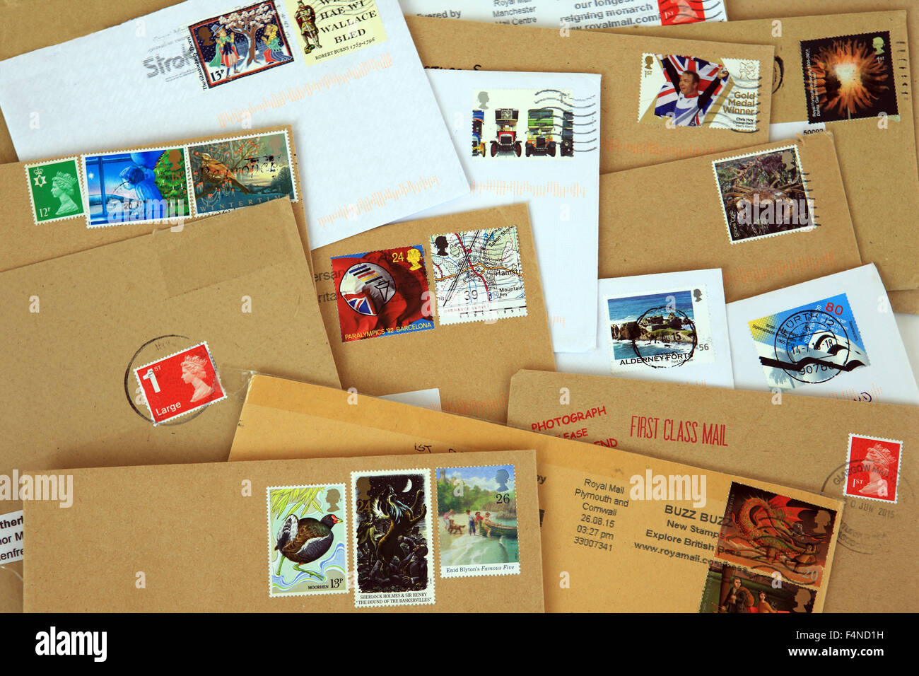 Pile of mail cut out hi-res stock photography and images - Alamy