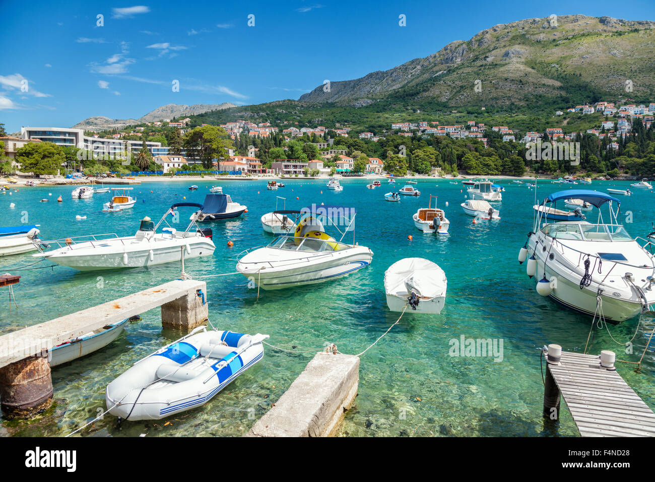 Plat beach croatia hi-res stock photography and images - Alamy