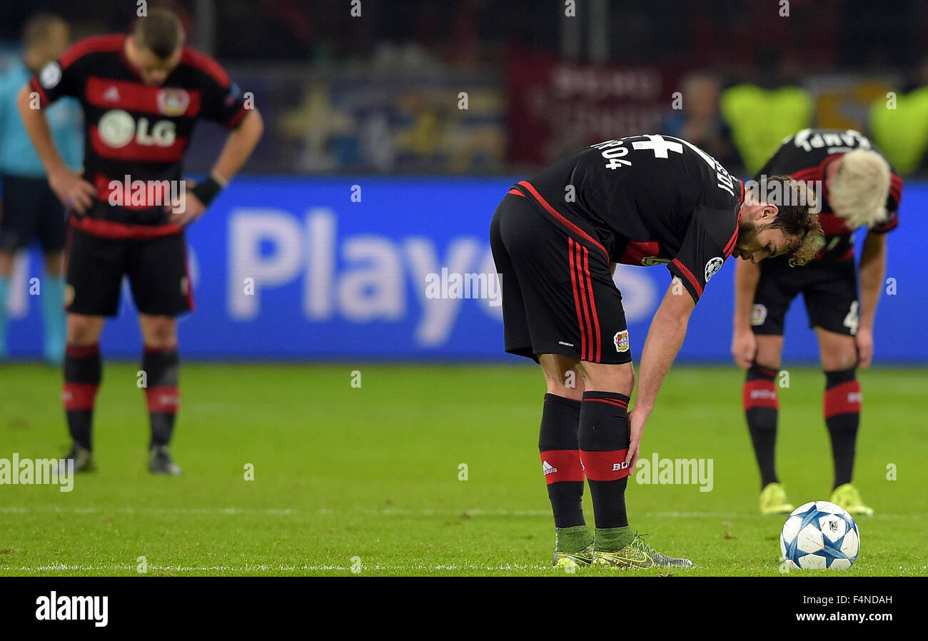 Leverkusen, Germany. 20th Oct, 2015. Leverkusen's Kyriakos Papadopoulos ...