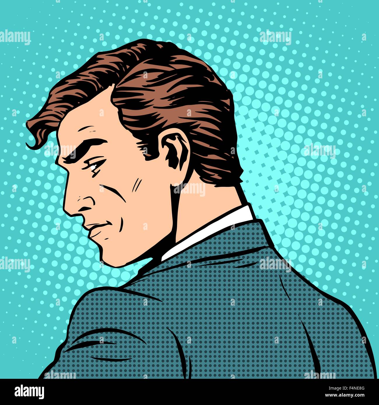Book looks back Stock Vector Images - Alamy