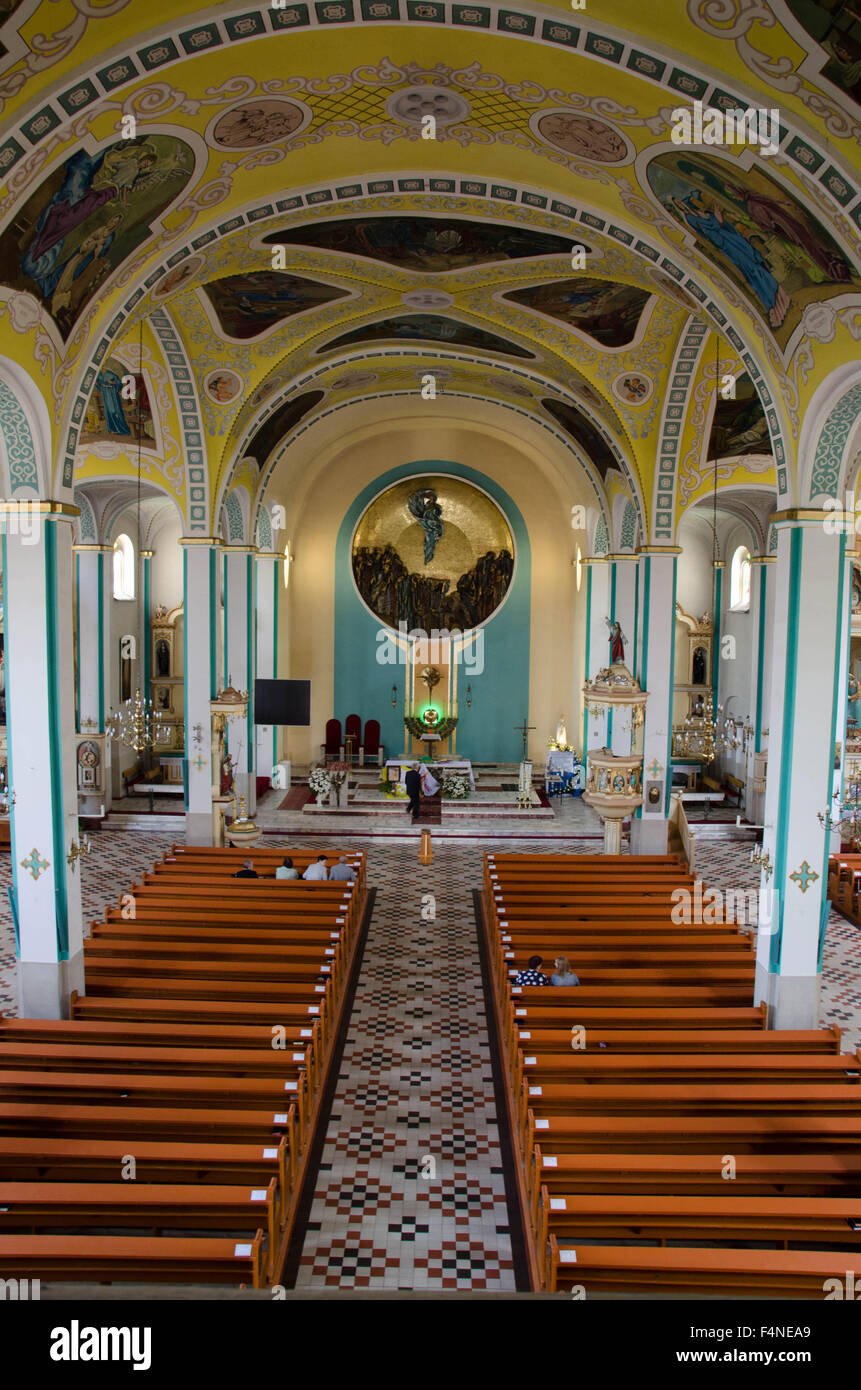 Inside the Roman Catholic church in my town Stock Photo - Alamy