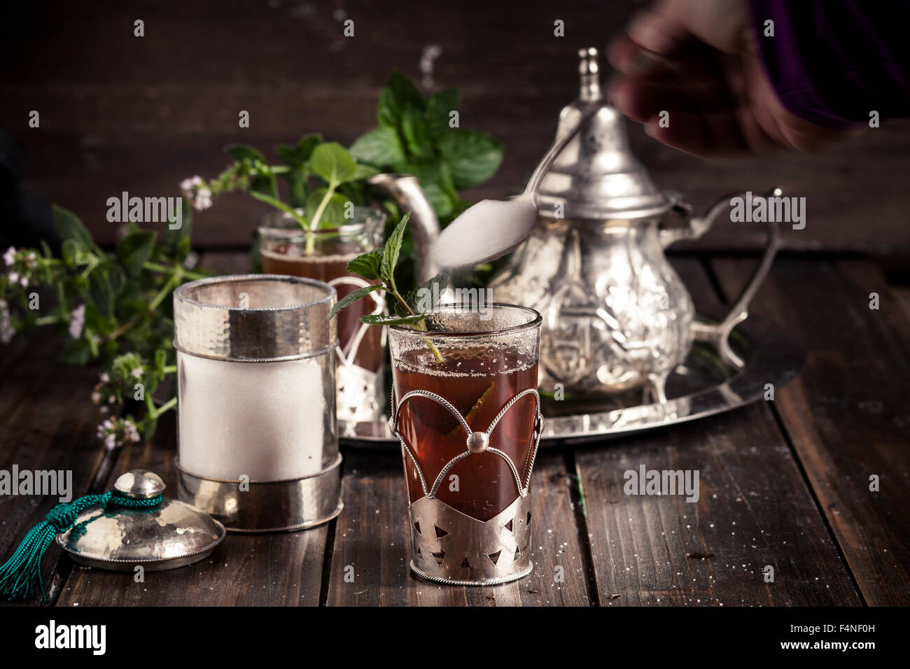 African tea leaves hi-res stock photography and images - Alamy