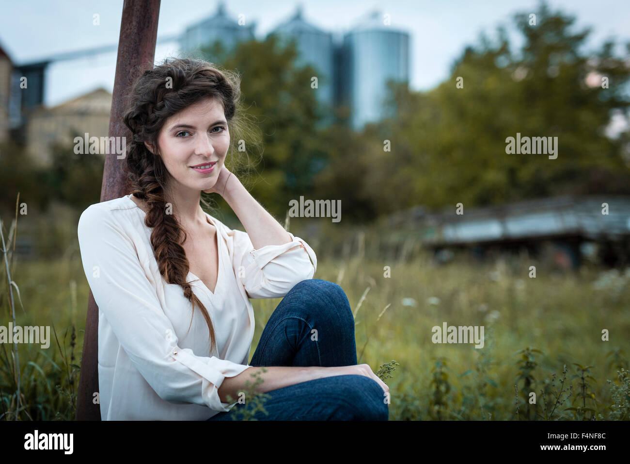 Hugging pole hi-res stock photography and images - Alamy