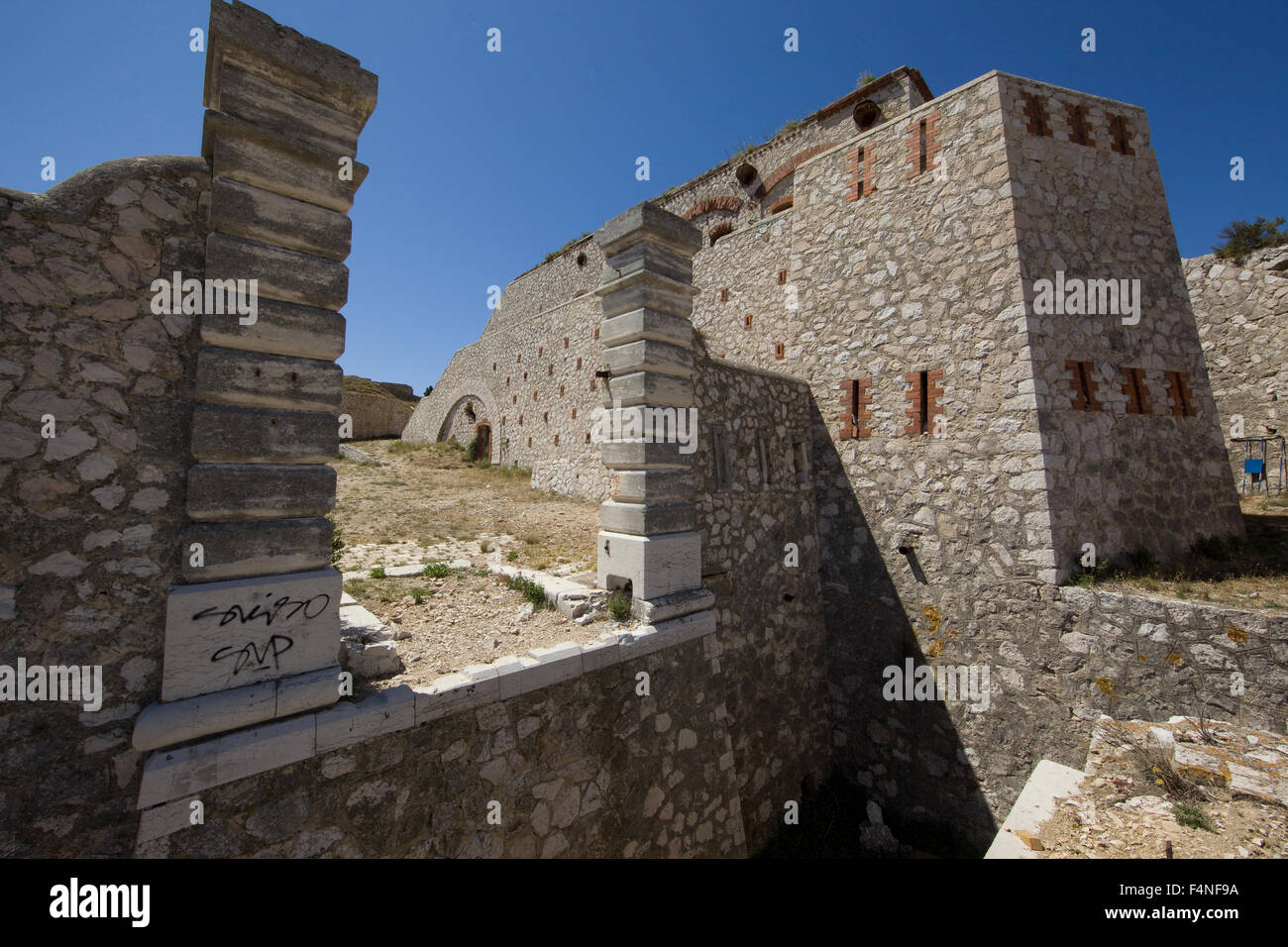 The Fort of Niolon Stock Photo - Alamy