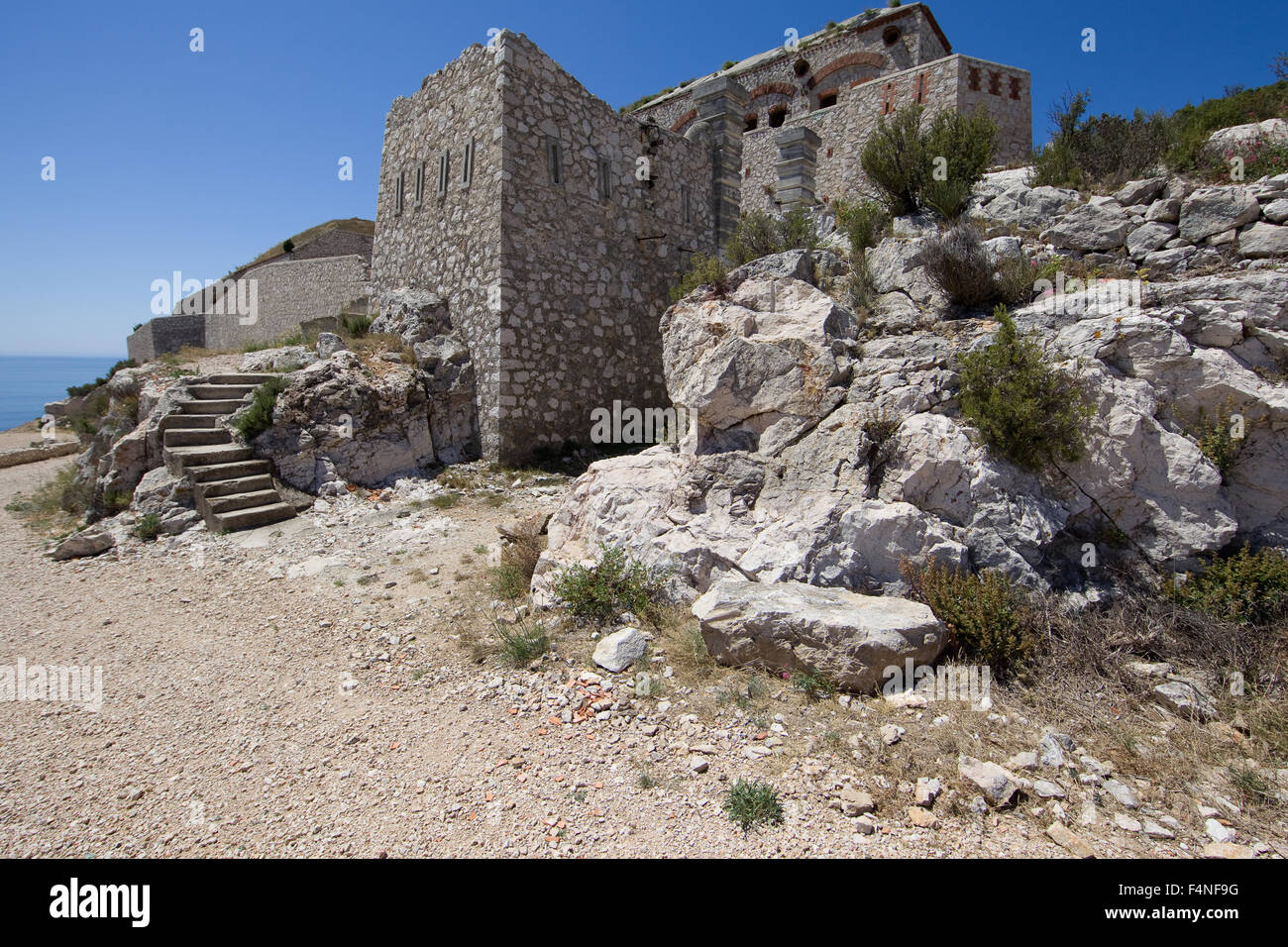 The Fort of Niolon Stock Photo - Alamy