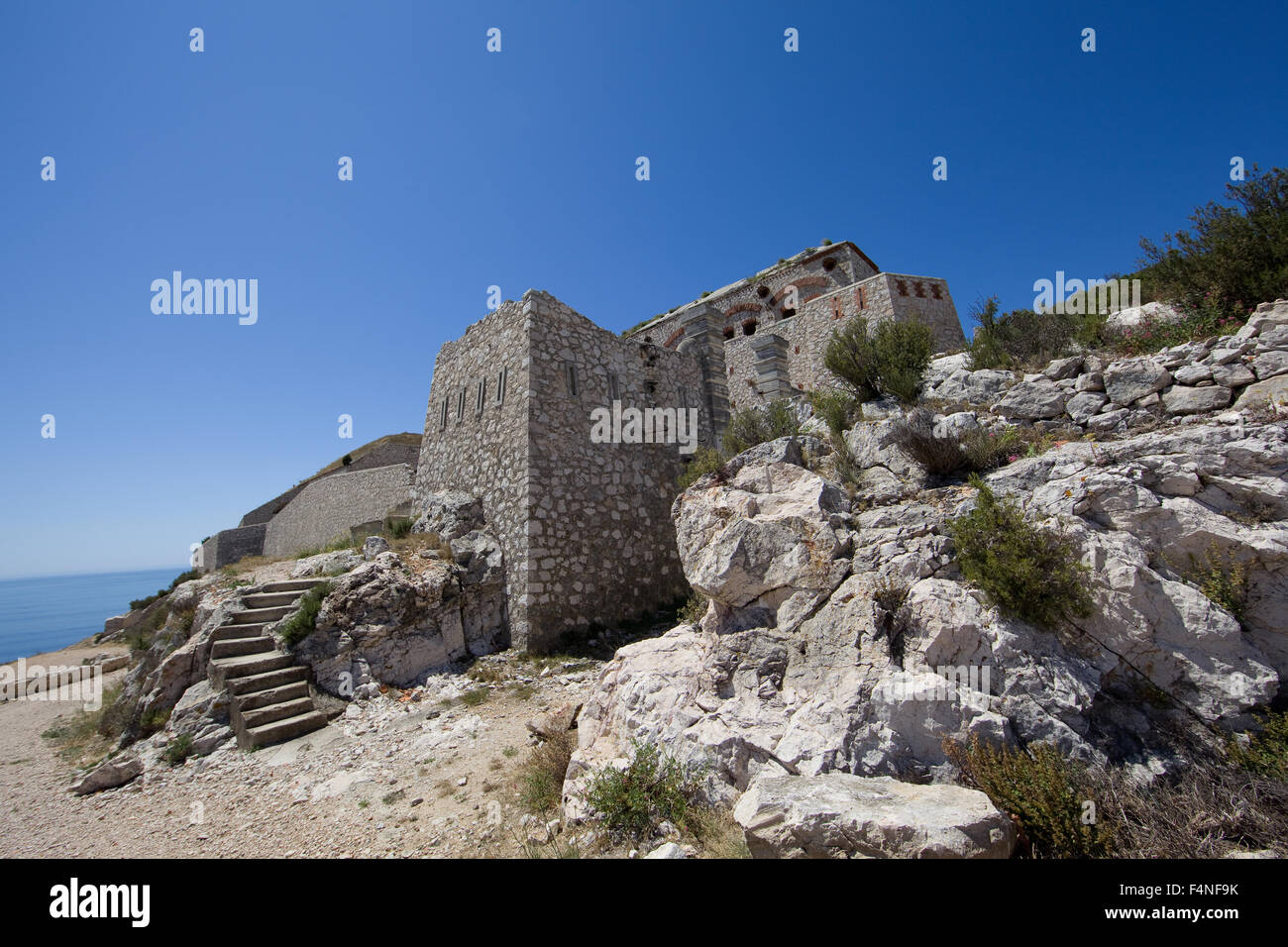 The Fort of Niolon Stock Photo - Alamy