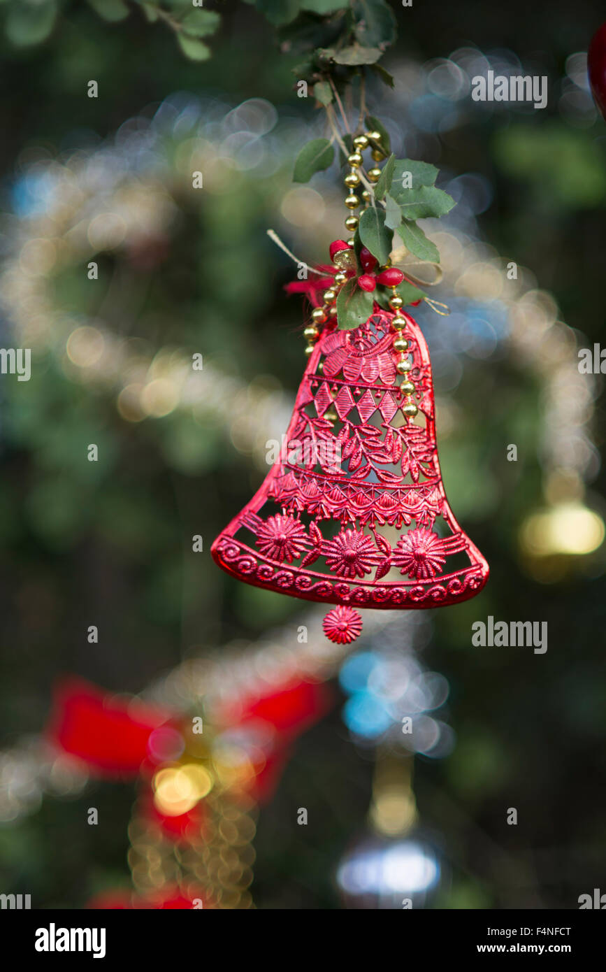 Red bell decoration hi-res stock photography and images - Alamy
