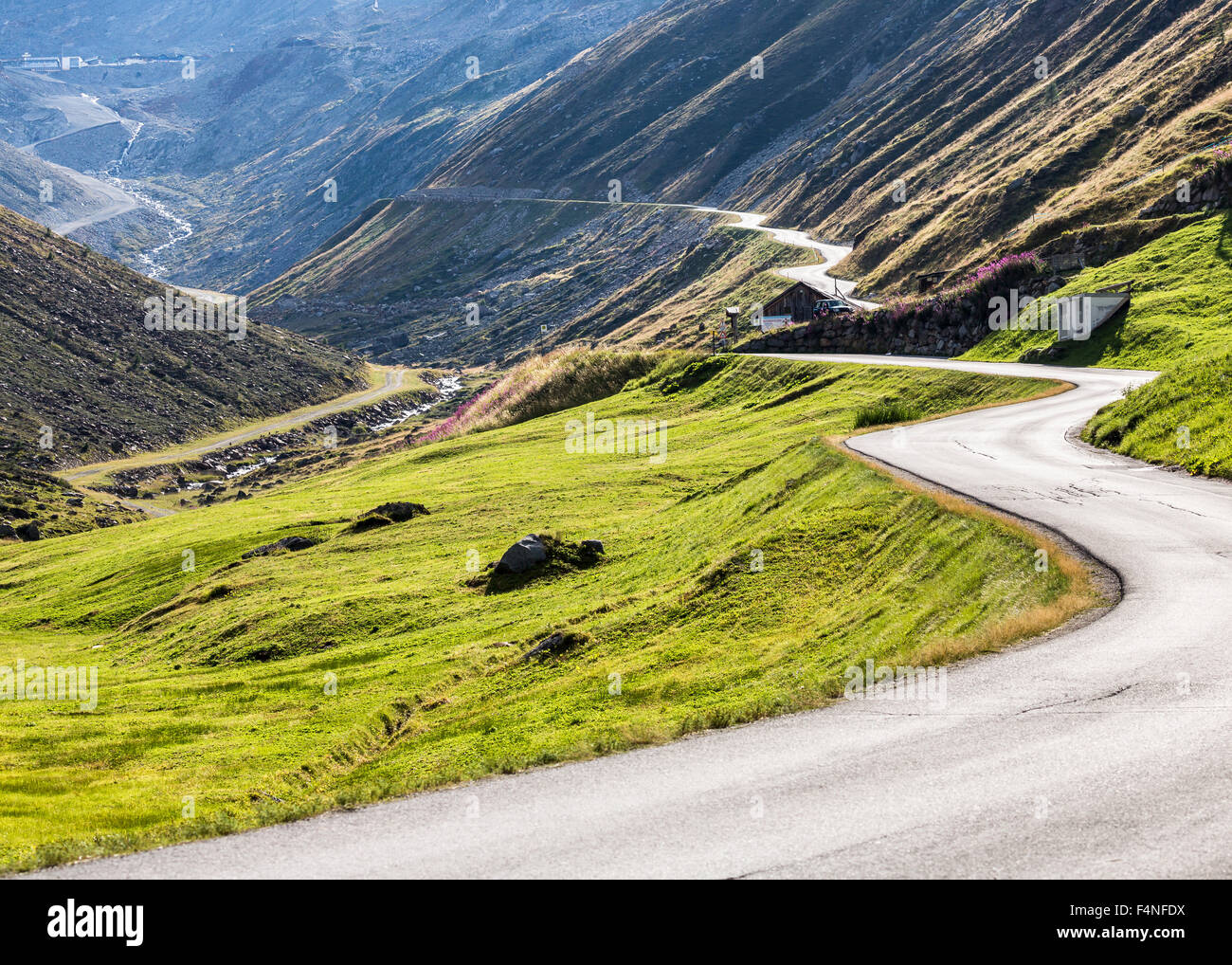 Austria, Tyrol, Soelden, Oeztal Glacier Road Stock Photo - Alamy