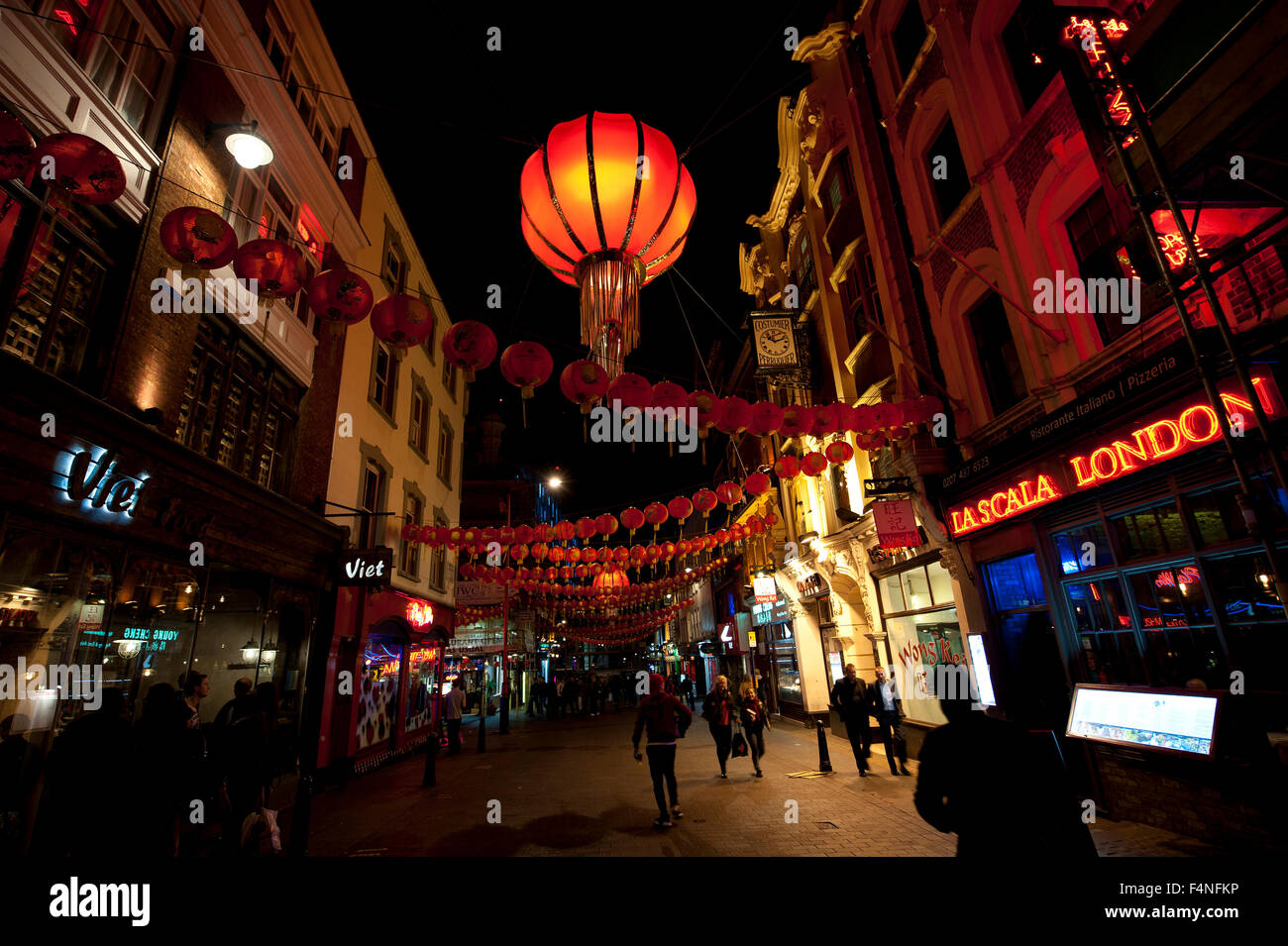 Chinatown at night, London, United Kingdom Stock Photo - Alamy