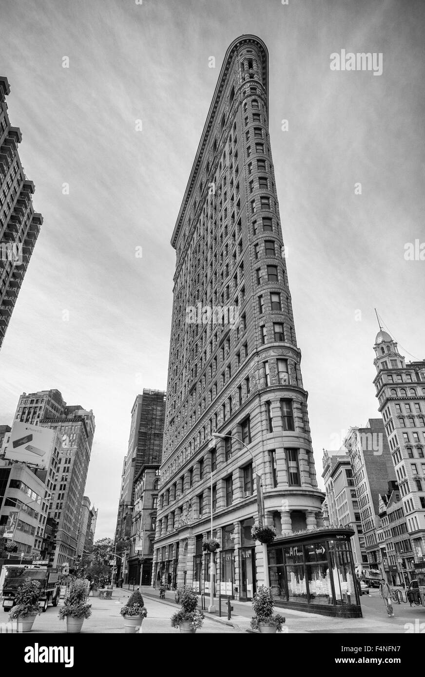 Flatiron Building Black And White