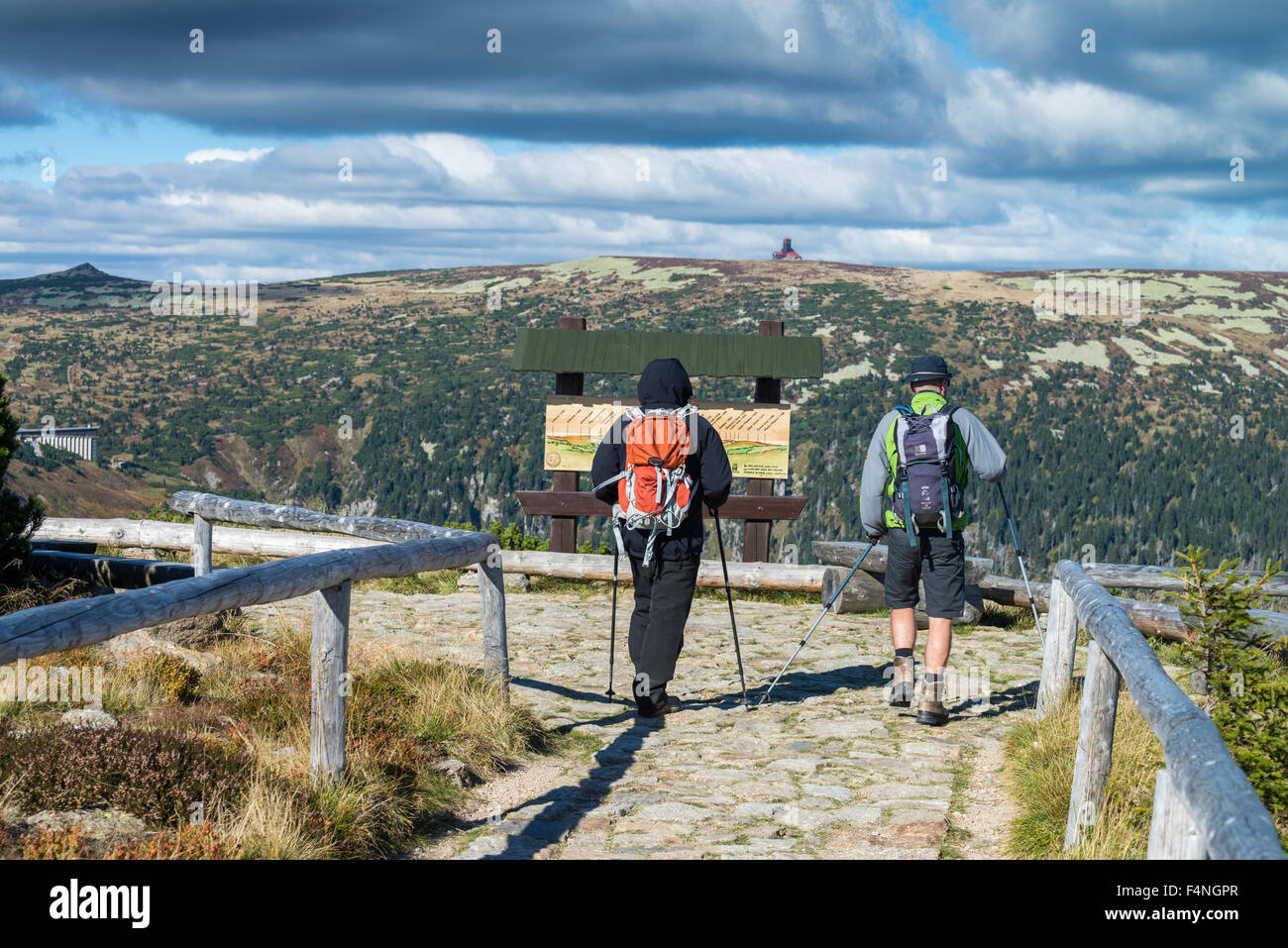 The giant mountains krkonose karkonosze riesengebirge hi-res stock ...