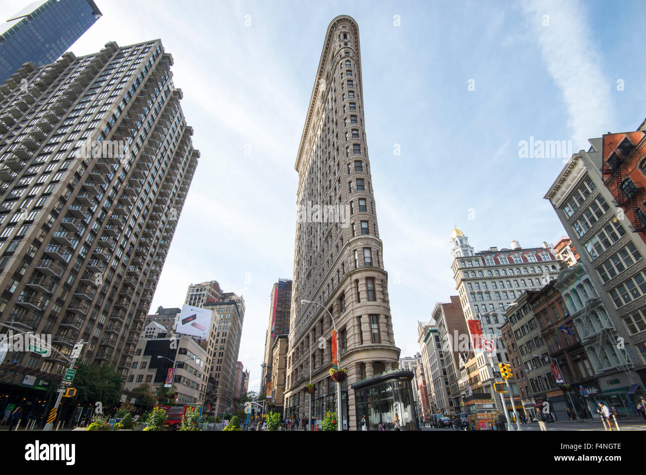 The iconic Flatiron Building in Manhattan, New York City USA Stock ...