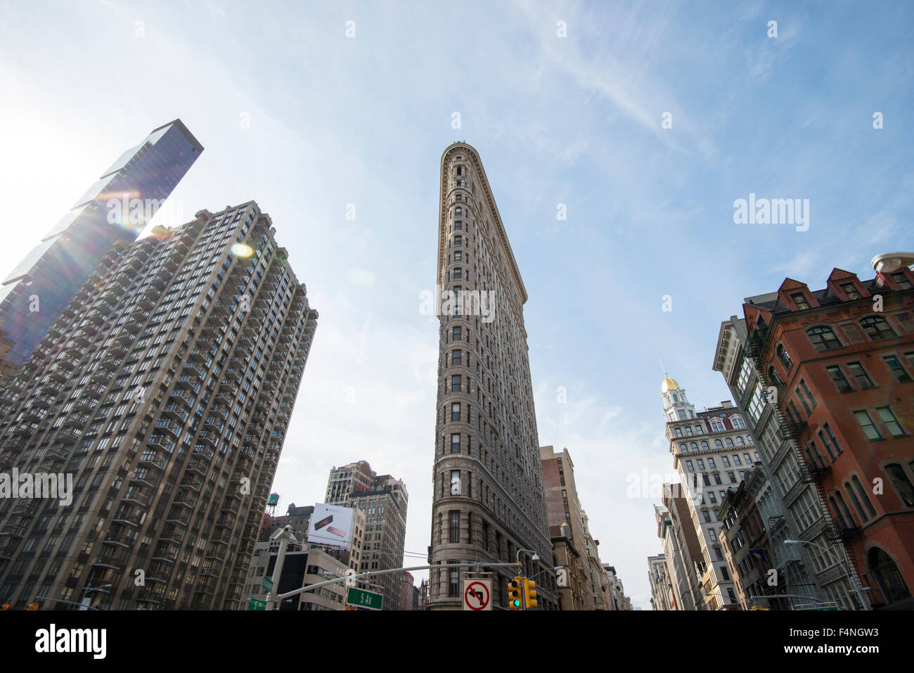The iconic Flatiron Building in Manhattan, New York City USA Stock ...