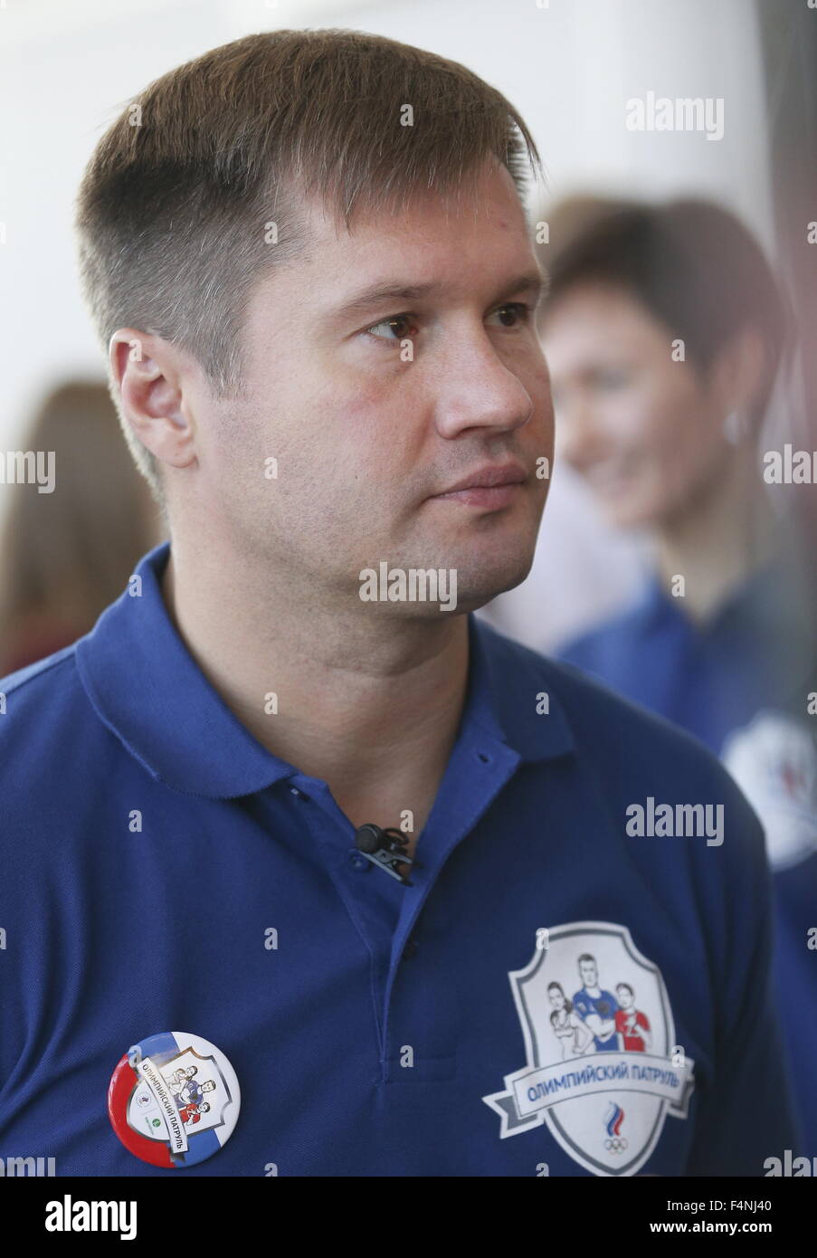 Moscow, Russia. 21st Oct, 2015. Russian gymnast Alexei Nemov during a ...