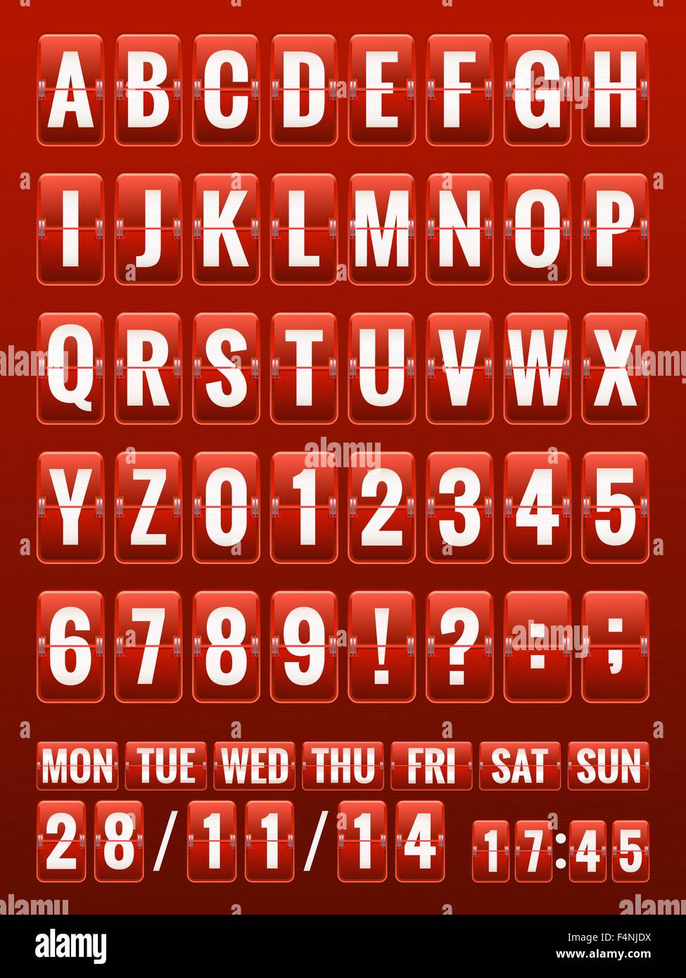 Down counter Stock Vector Images - Alamy