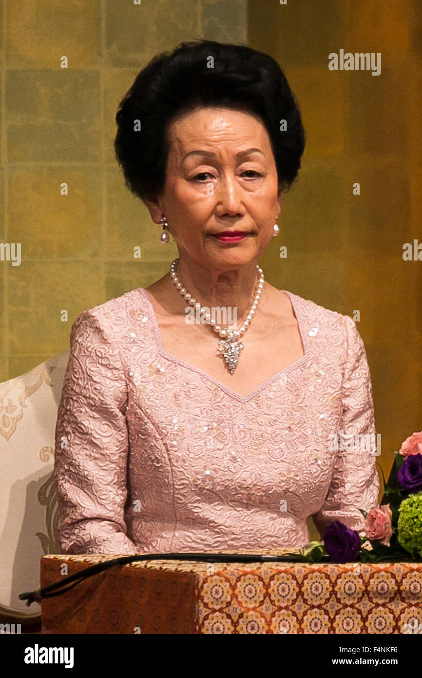 Tokyo, Japan. 21st Oct, 2015. Princess Hanako Hitachi of Japan attends ...