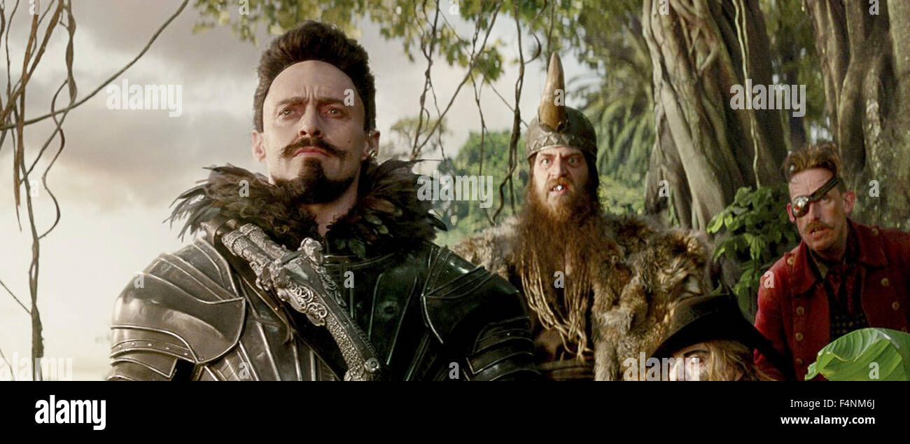 PAN 2014 Warner Bros film with Hugh Jackman at left Stock Photo - Alamy