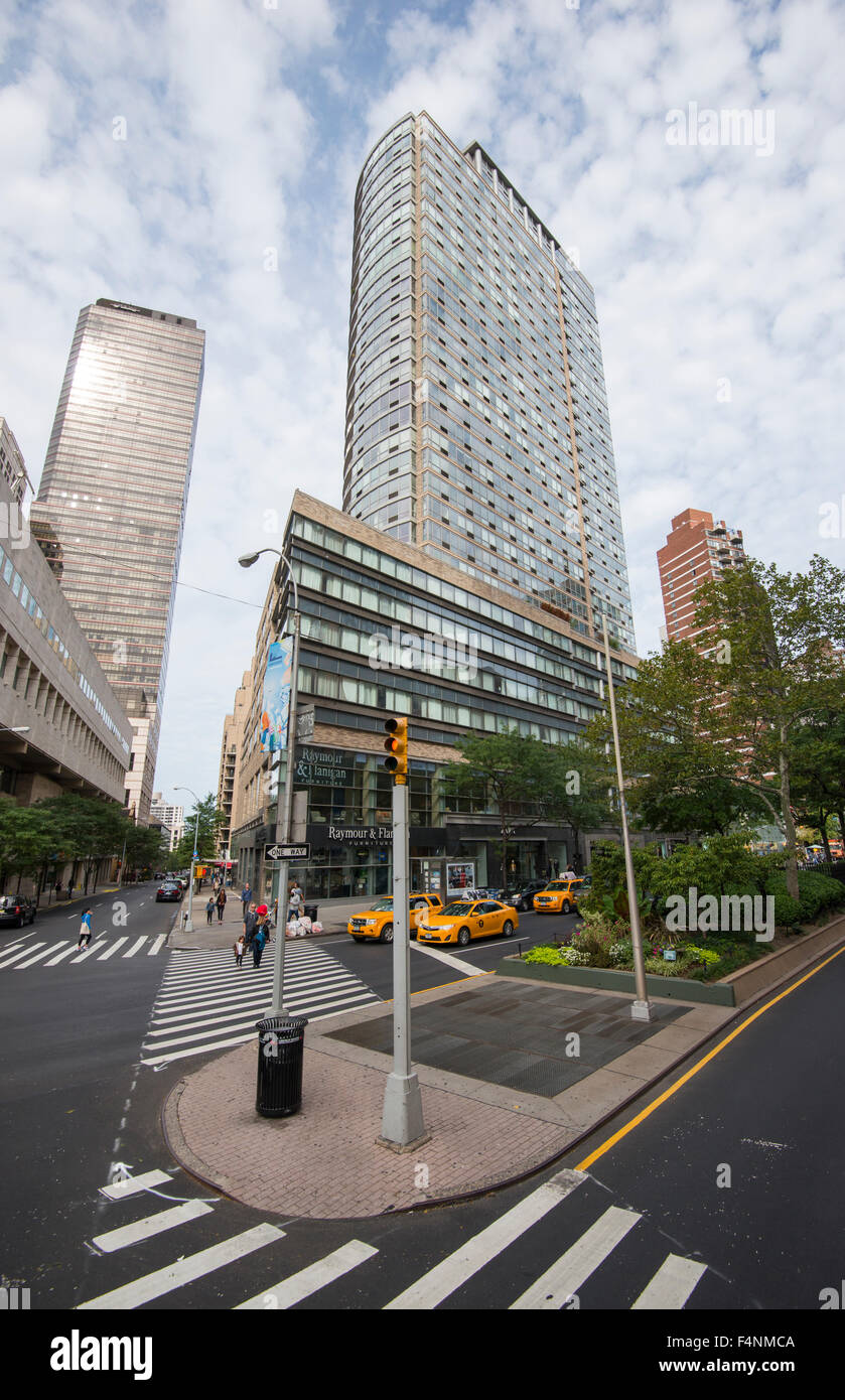 Amsterdam Avenue and Broadway, New York City USA Stock Photo - Alamy