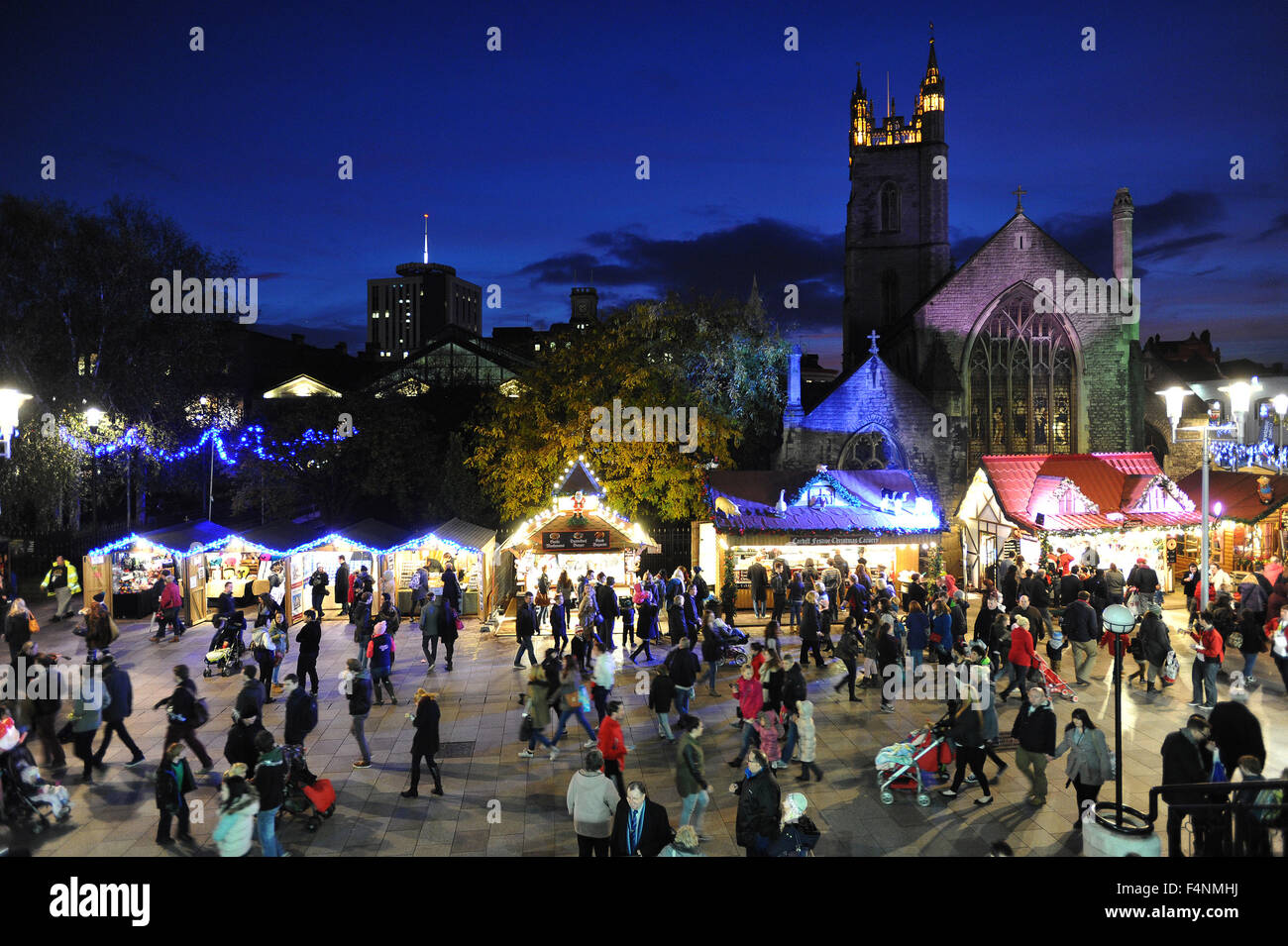 Cardiff christmas markets hi-res stock photography and images - Alamy