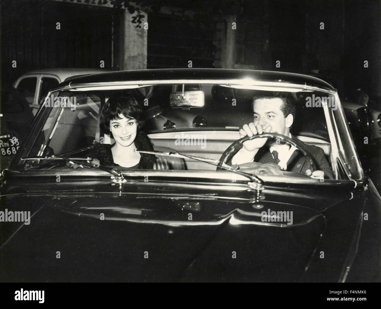 Gilberto Cornacchia and Anna Maria Pierangeli, actress, Italy Stock ...
