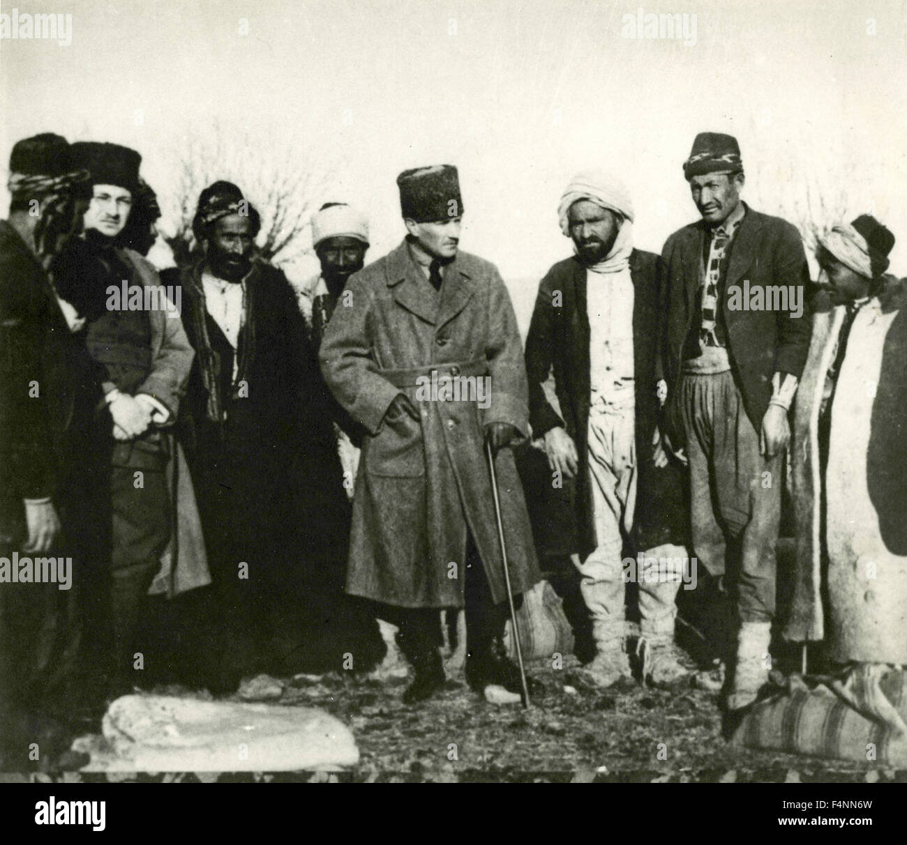 Ataturk among the peasants during the 1920-23 war of independence ...