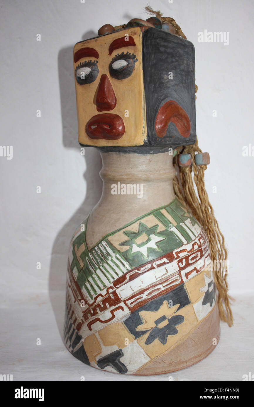 Decorative Pottery Figure Peru Stock Photo - Alamy